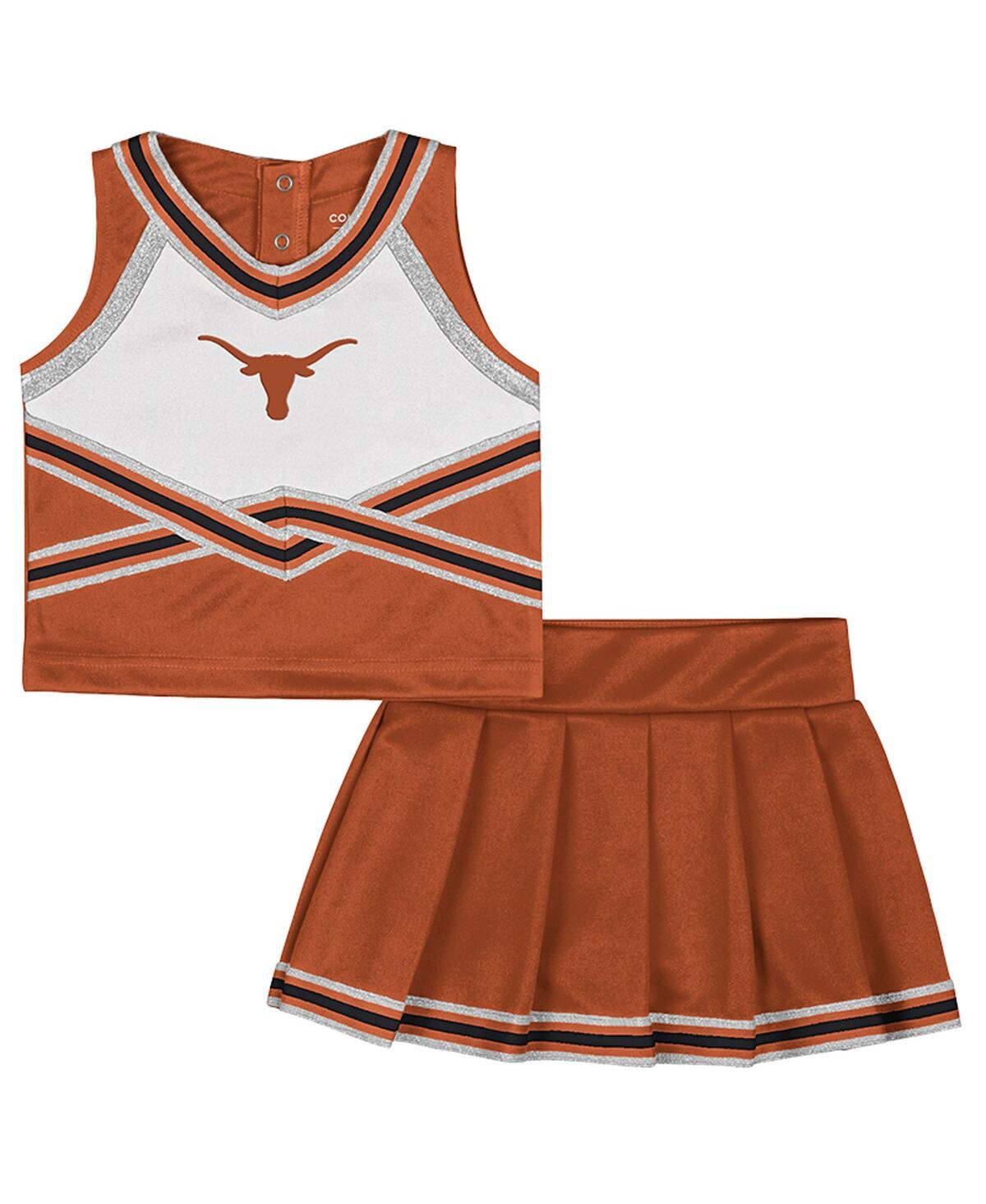 Click here for Colosseum Girls Toddler 2-Piece Texas Orange Texas... prices