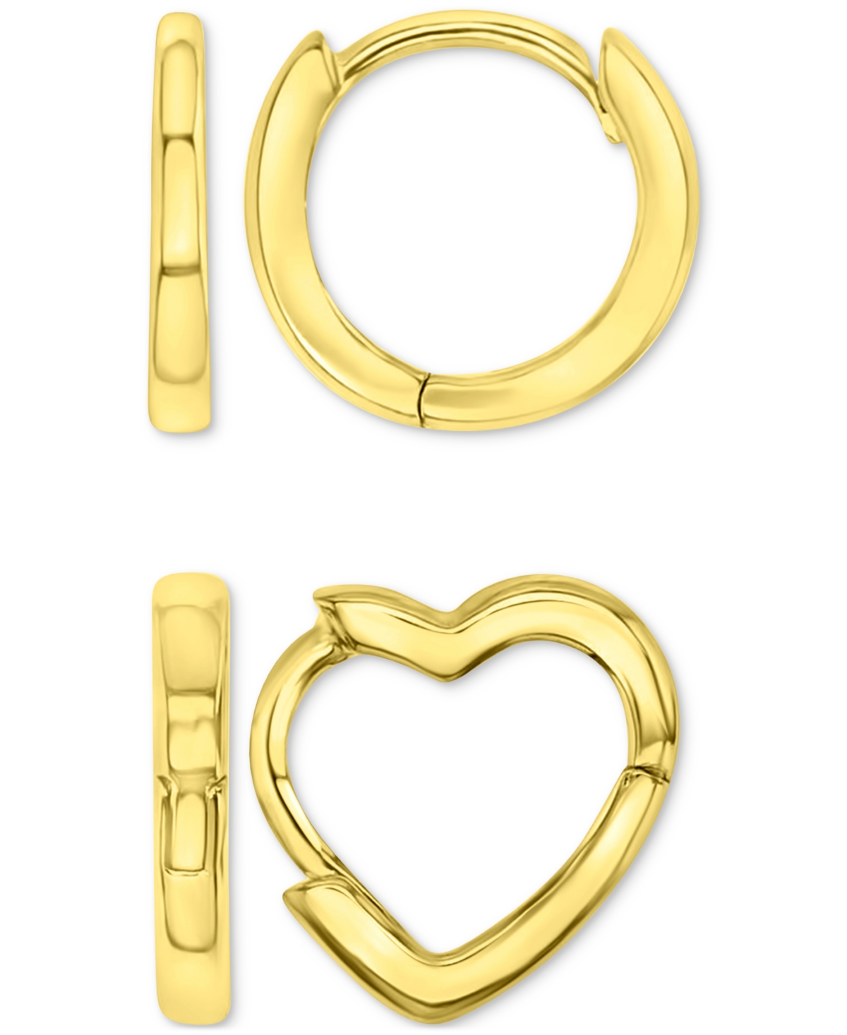 Click here for Macys Cubic Zirconia Earrings Set in 14K Yellow Go... prices