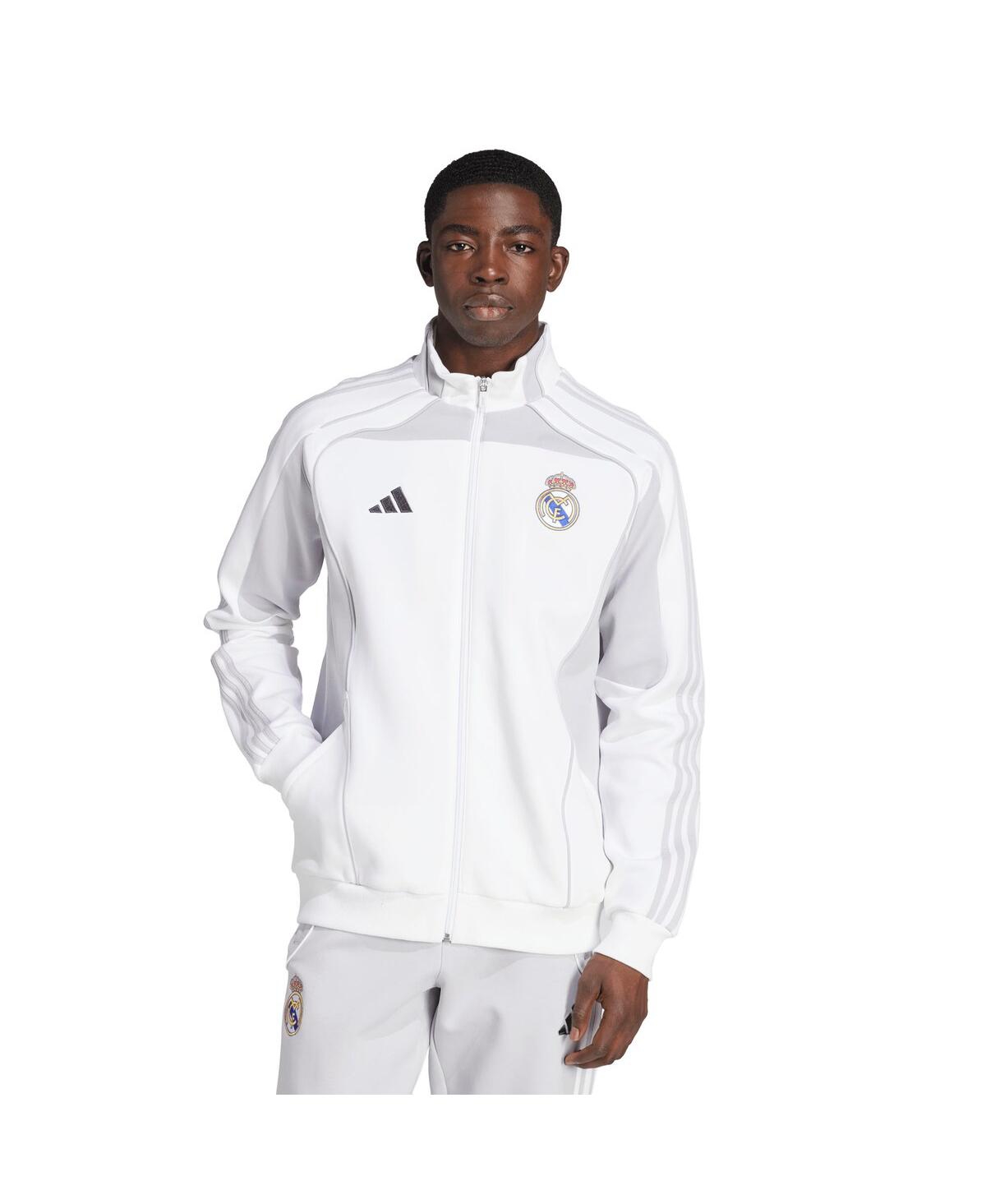 Click here for Adidas Mens White Real Madrid Urban Purist Full-Zi... prices