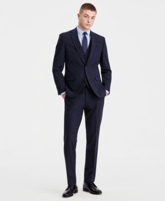 Click here for Bar Iii Mens Slim Fit Solid Wool Suit Separates Cr... prices