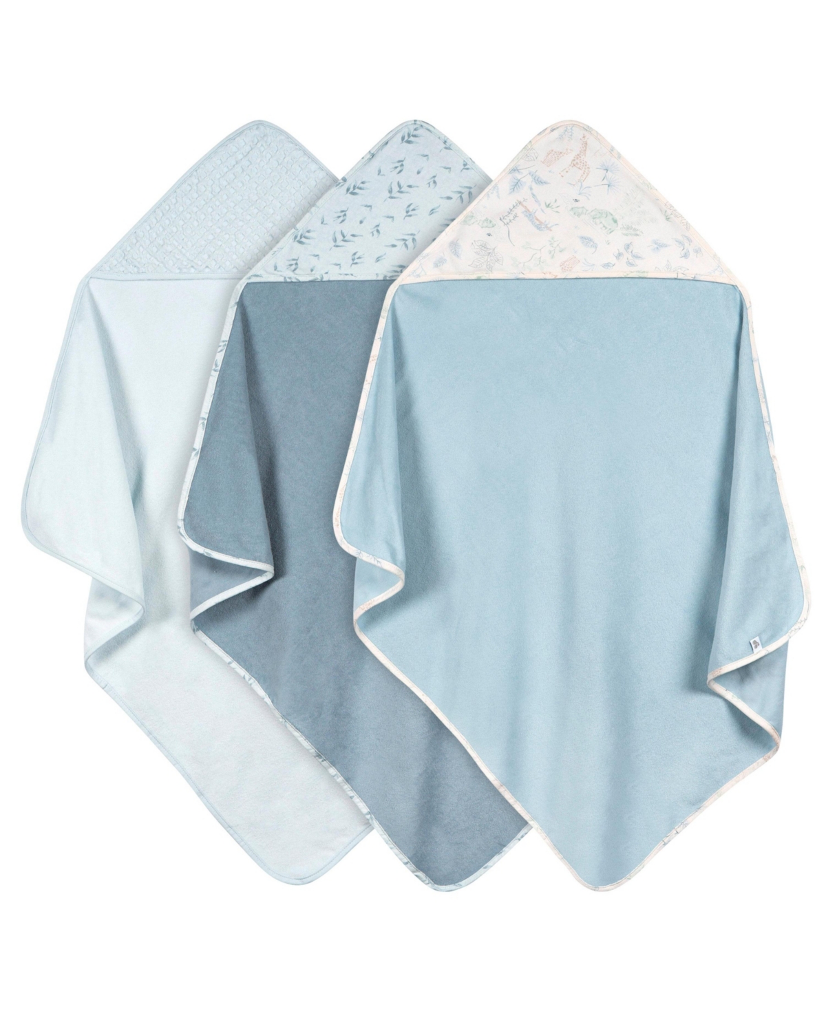 Click here for Just Born Baby 3-Piece Hooded Towels  Pink Florals... prices