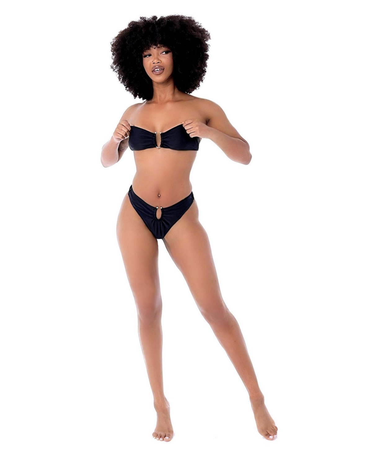 Click here for Womens Dai Moda Zeni Two-Piece Bikini - Black prices