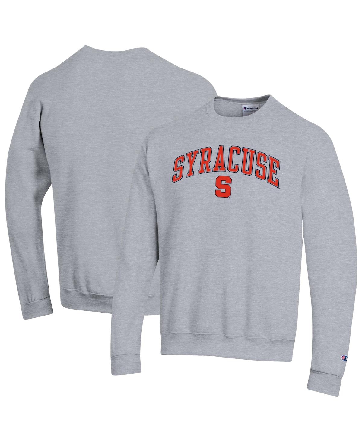 Click here for Champion Mens Heather Gray Syracuse Orange Arch Ov... prices