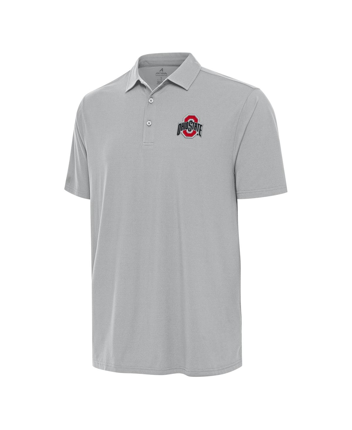 Click here for Antigua Mens Gray Ohio State Buckeyes Era Polo Shi... prices