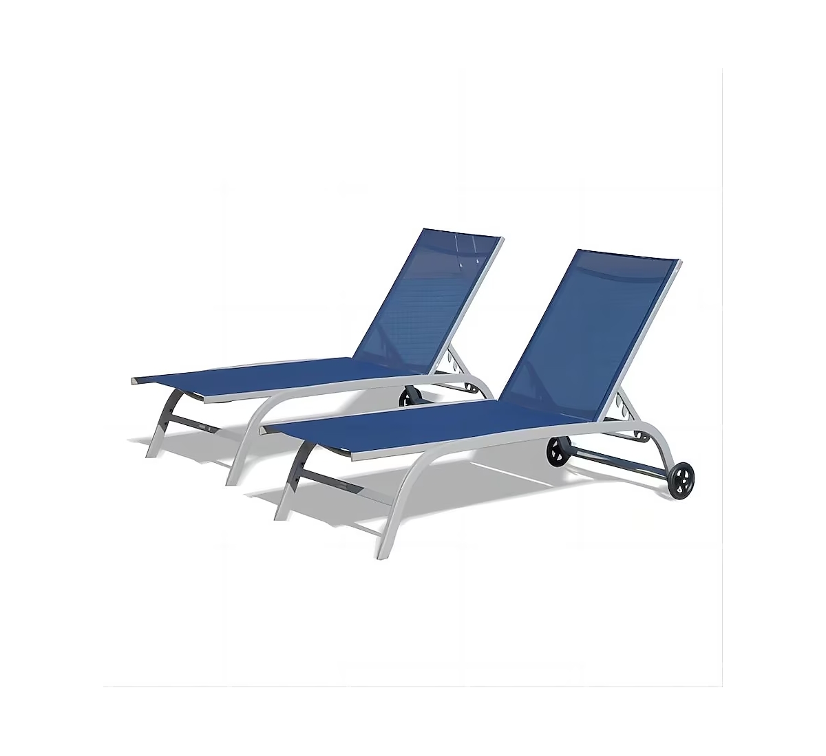 Click here for Clihome Chaise Lounge Outdoor Set of 2 Woven Stack... prices