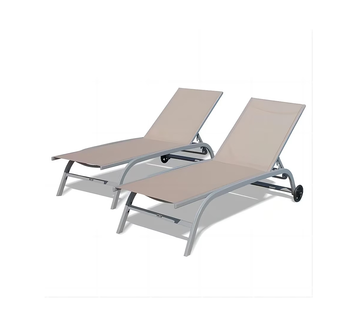 Click here for Clihome Chaise Lounge Outdoor Set of 2 Woven Stack... prices