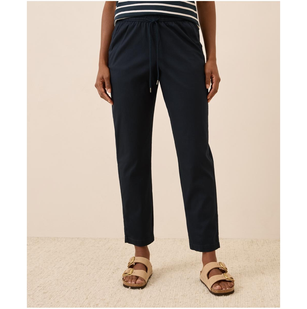Click here for Pact Womens The Jess Roll-Up Pant In Midweight Twi... prices