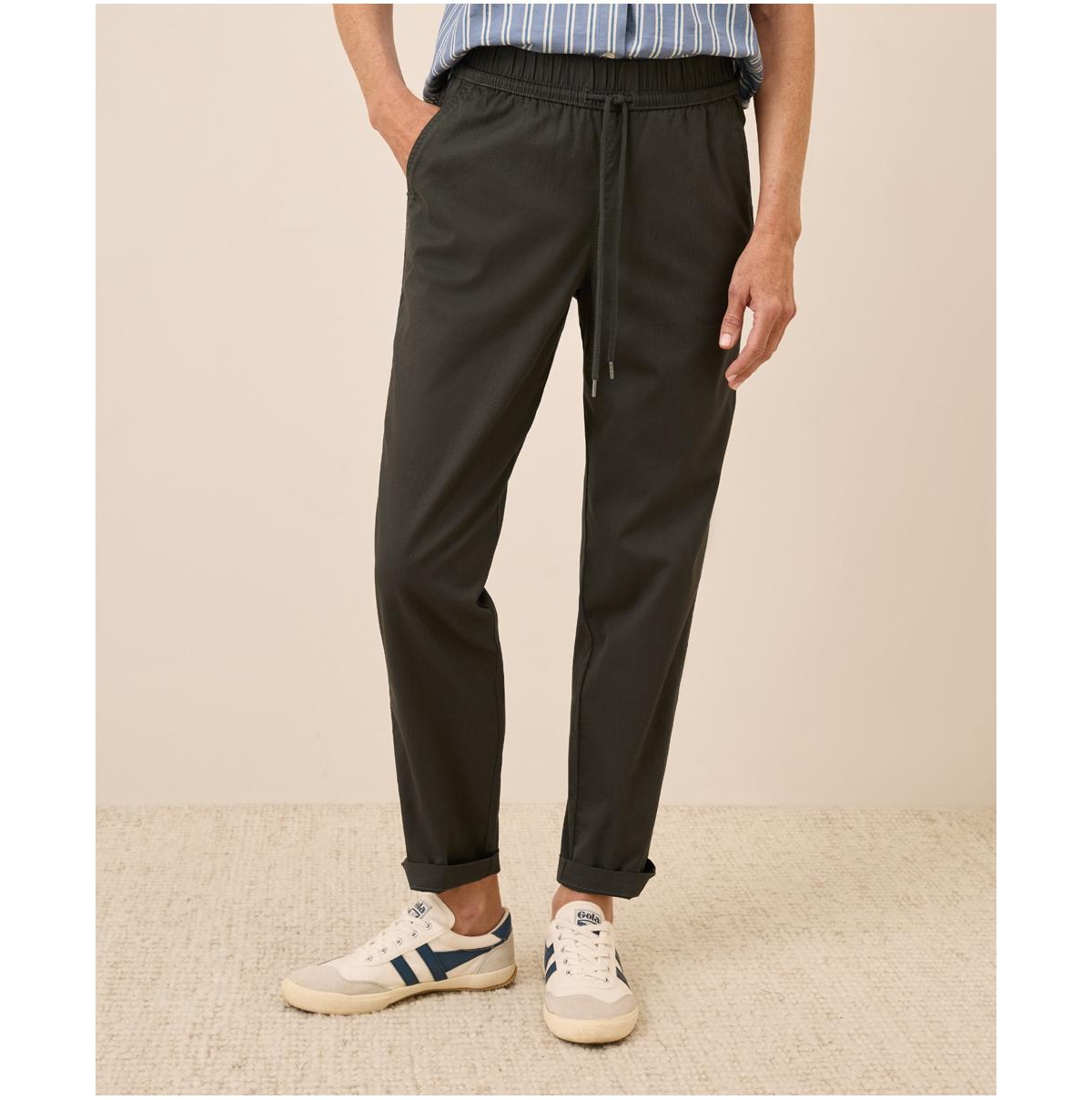 Click here for Pact Womens The Jess Roll-Up Pant In Midweight Twi... prices