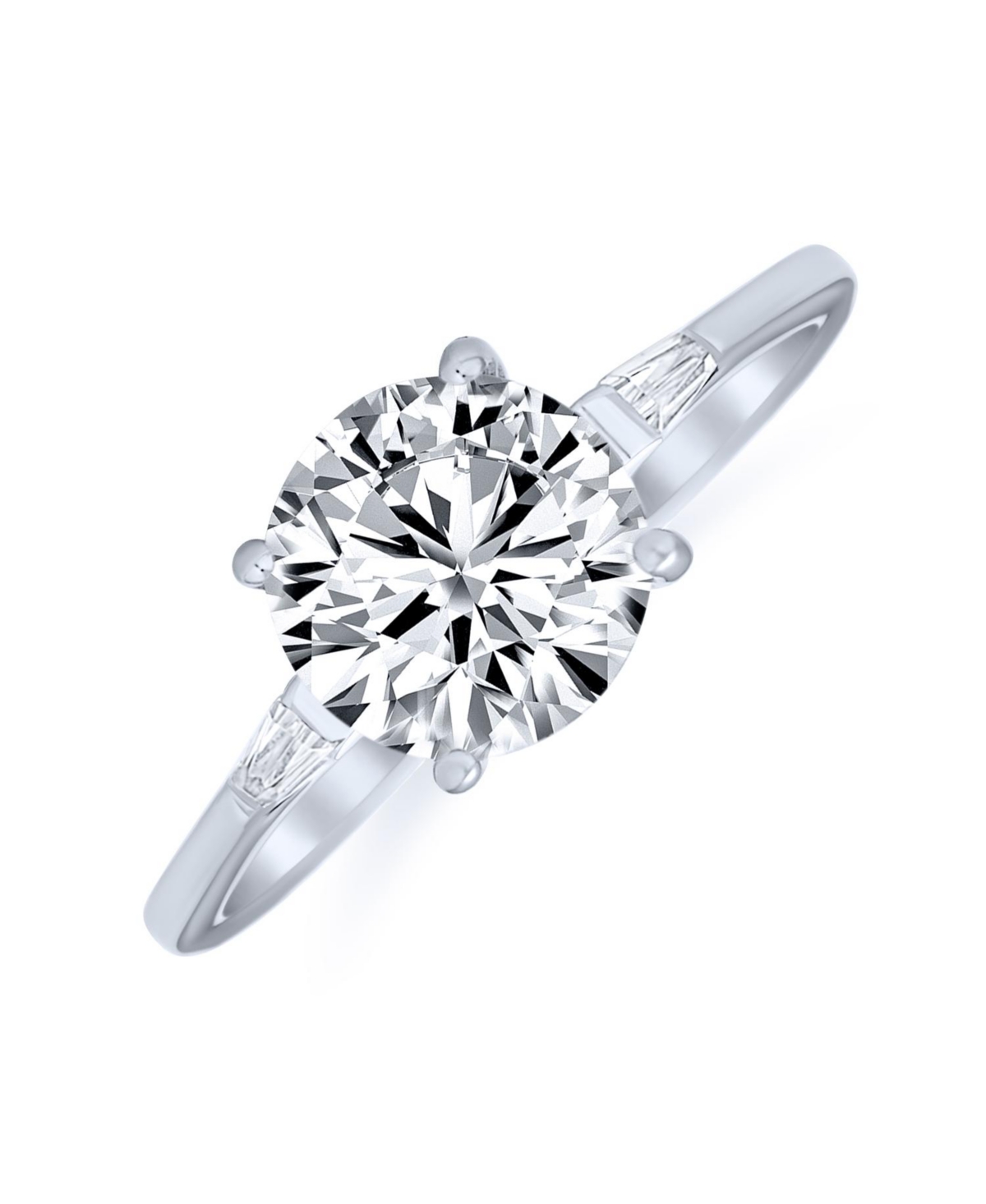 Click here for Bling Jewelry Classic Timeless Simple 3CT Round Cz... prices