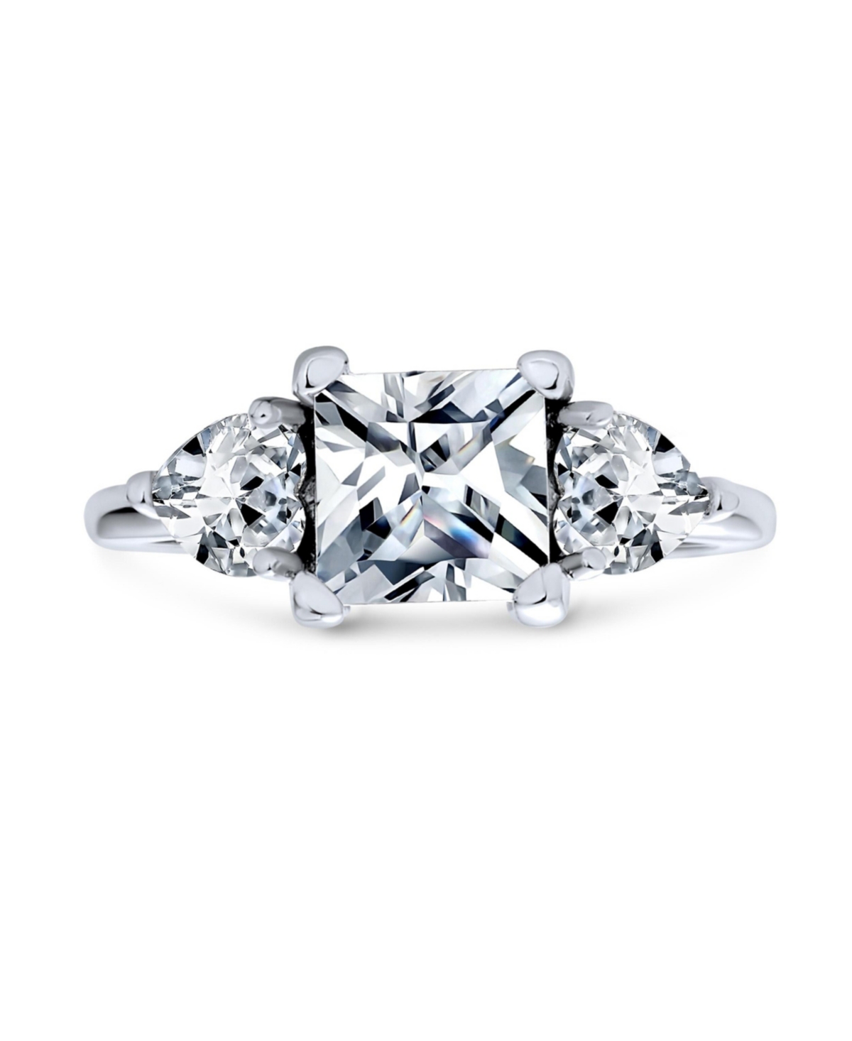 Click here for Bling Jewelry Classic 3CT Princess Cut Cz Solitair... prices