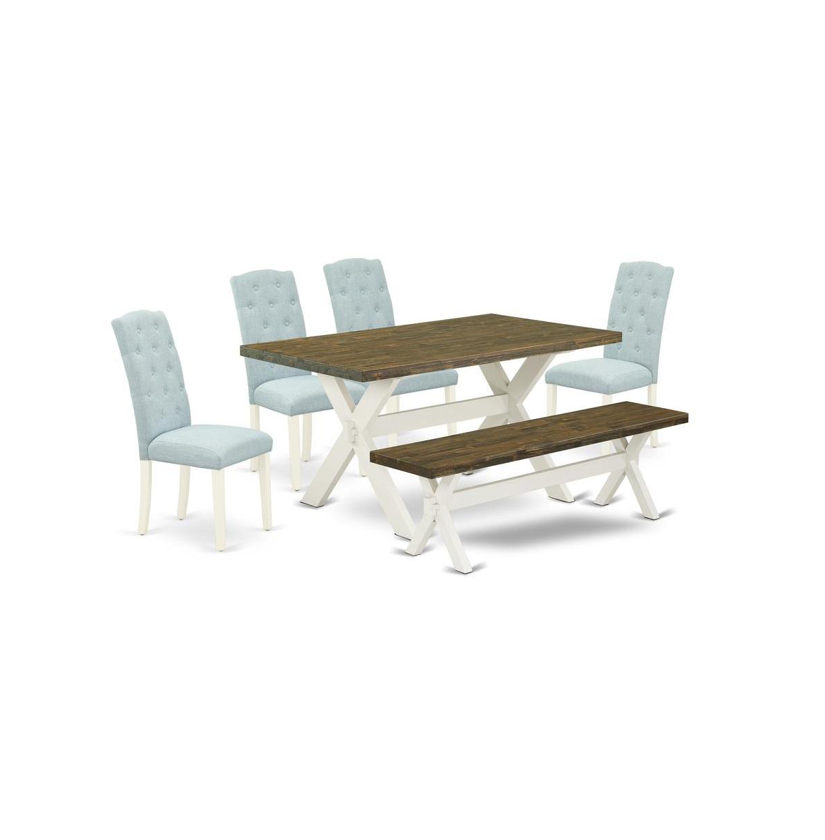 Click here for East West Furniture X076CE215-6 6-Pc Kitchen and D... prices