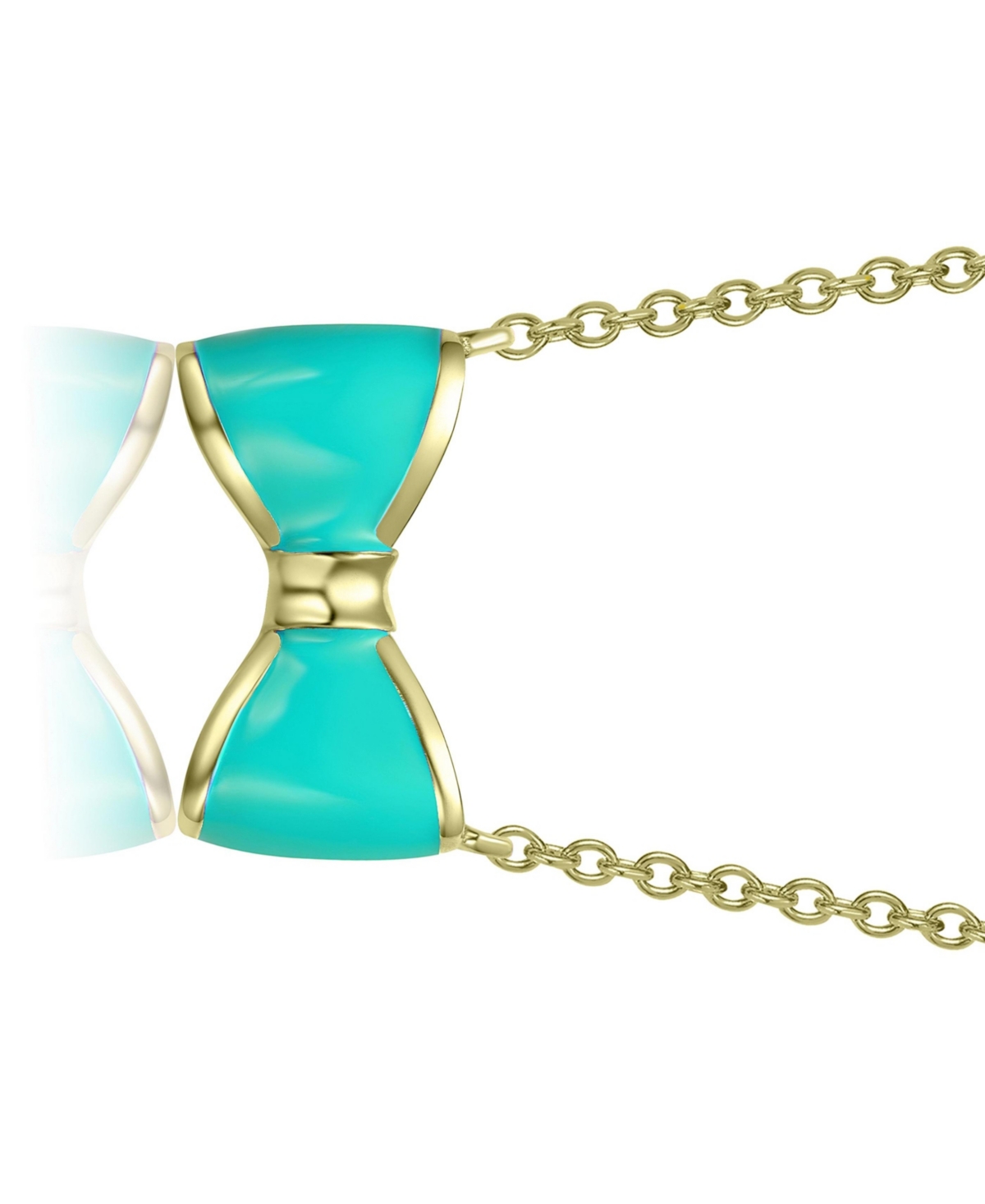 Click here for GiGiGirl 14K Gold Plated with Colored Enamel Bow D... prices