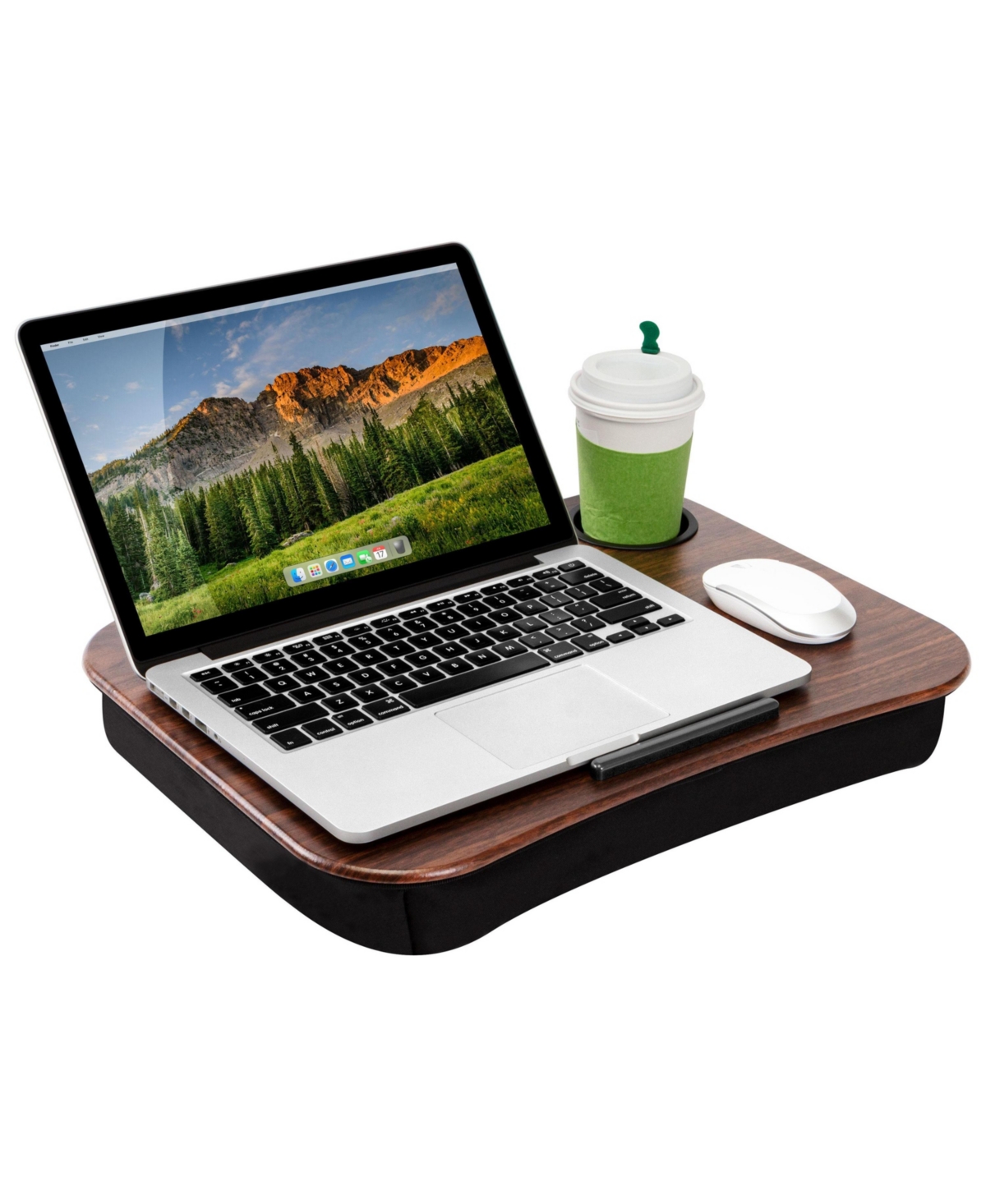 Click here for Lapgear Cupholder Lap Desk - Espresso woodgrain prices