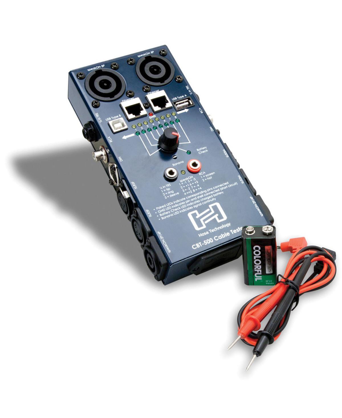 Click here for Hosa Technology Cbt-500 Audio Cable Tester prices