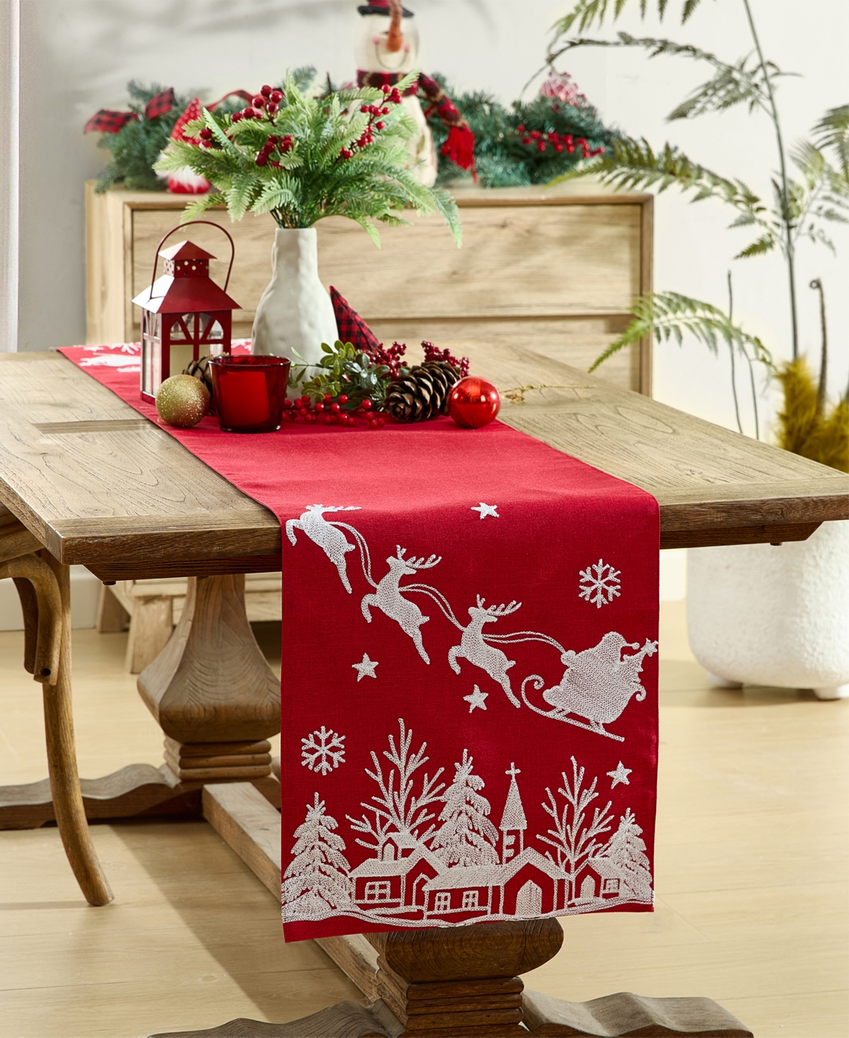 Click here for Elrene Magical Flight With Bells Fabric Table Runn... prices