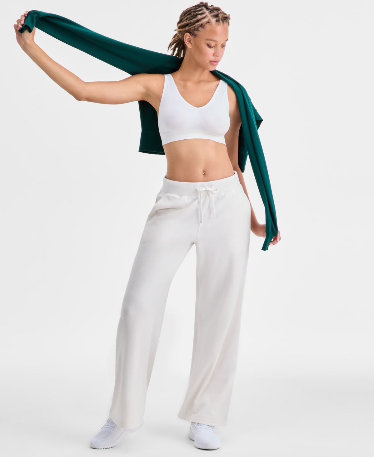 Click here for Id Ideology Womens Butter Fleece Drawstring-Waist... prices