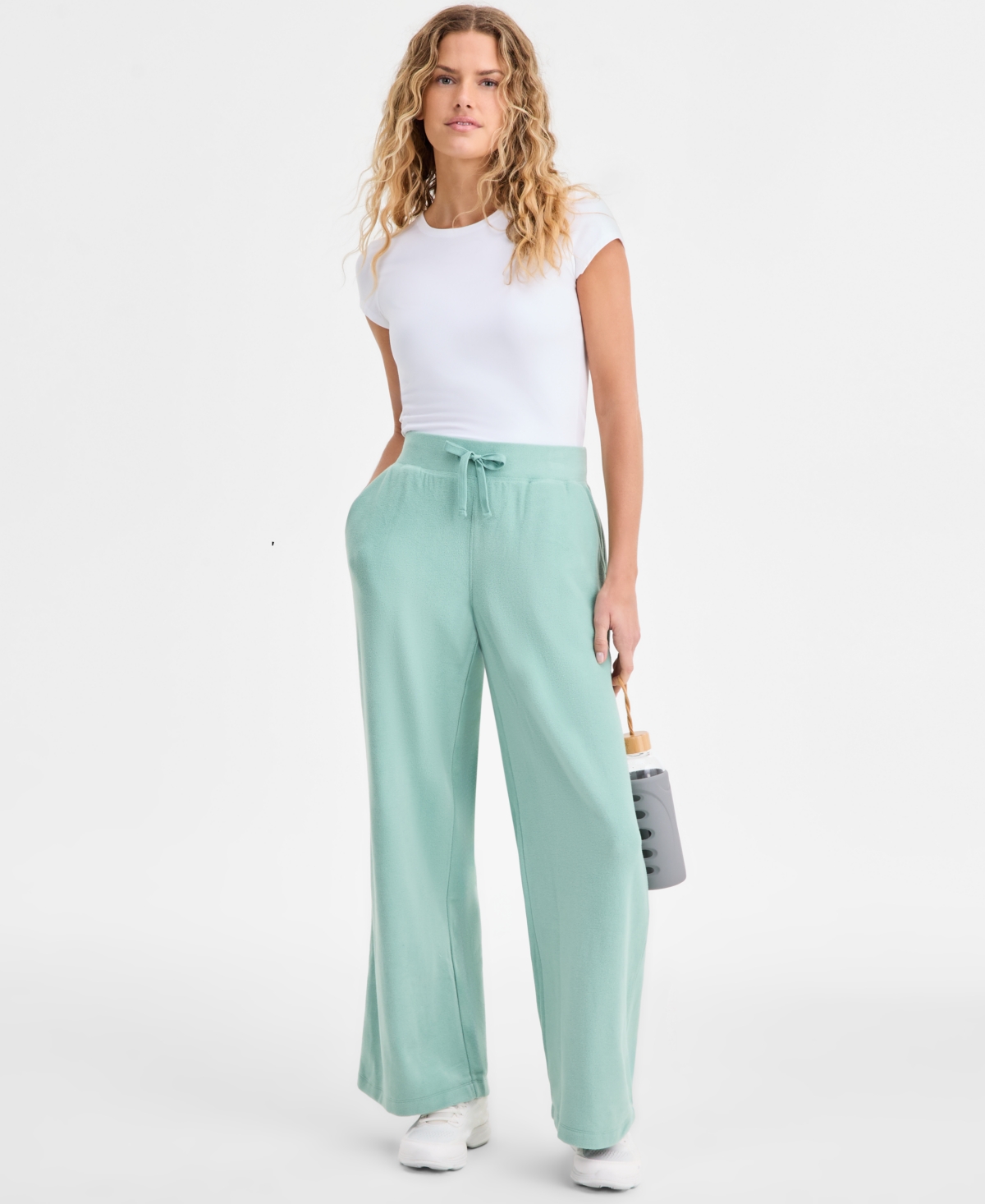 Click here for Id Ideology Womens Butter Fleece Drawstring-Waist... prices