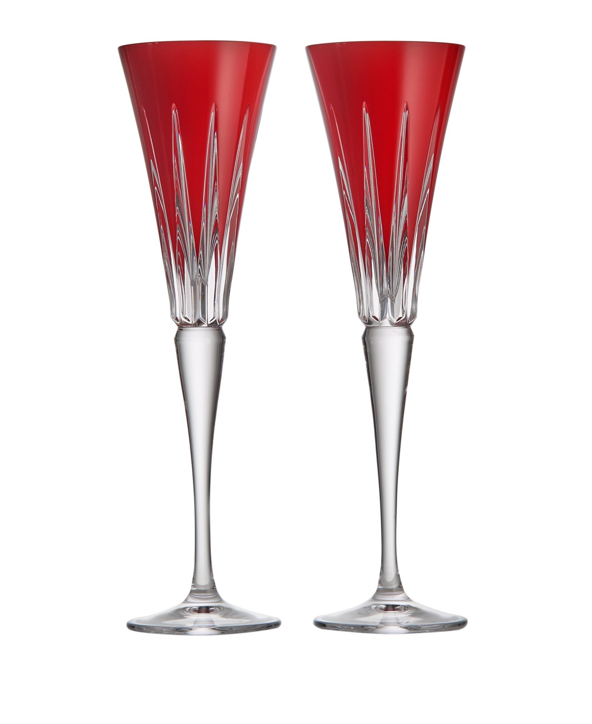 Click here for Waterford New Year Firework Flutes  Set of 2 - Red prices