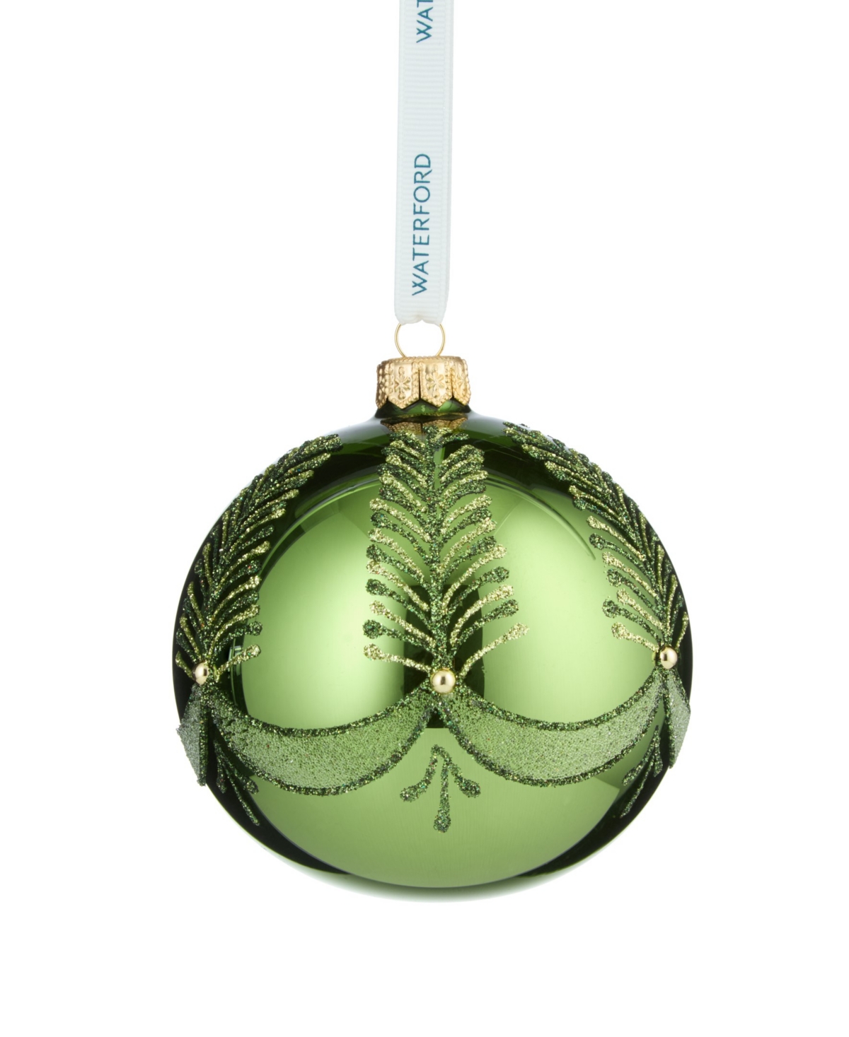 Click here for Waterford Holiday Heirlooms Green Bauble Ornament... prices