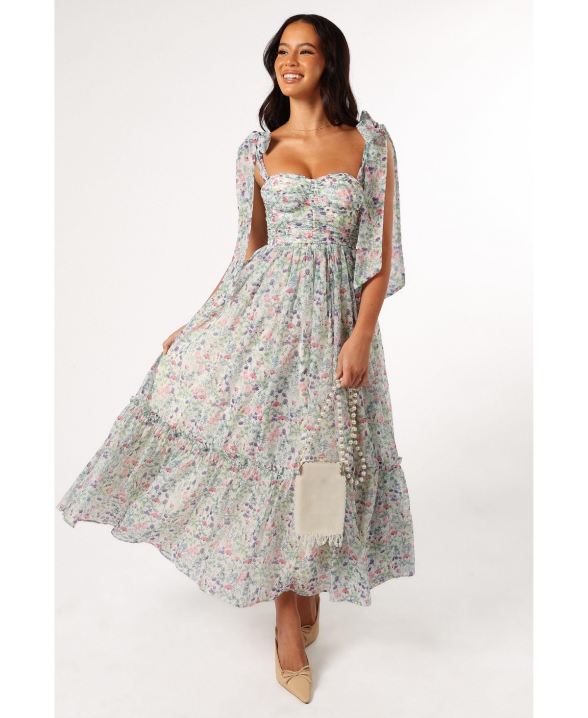 Click here for Petal and Pup Womens Floret Midi Dress - Multi prices