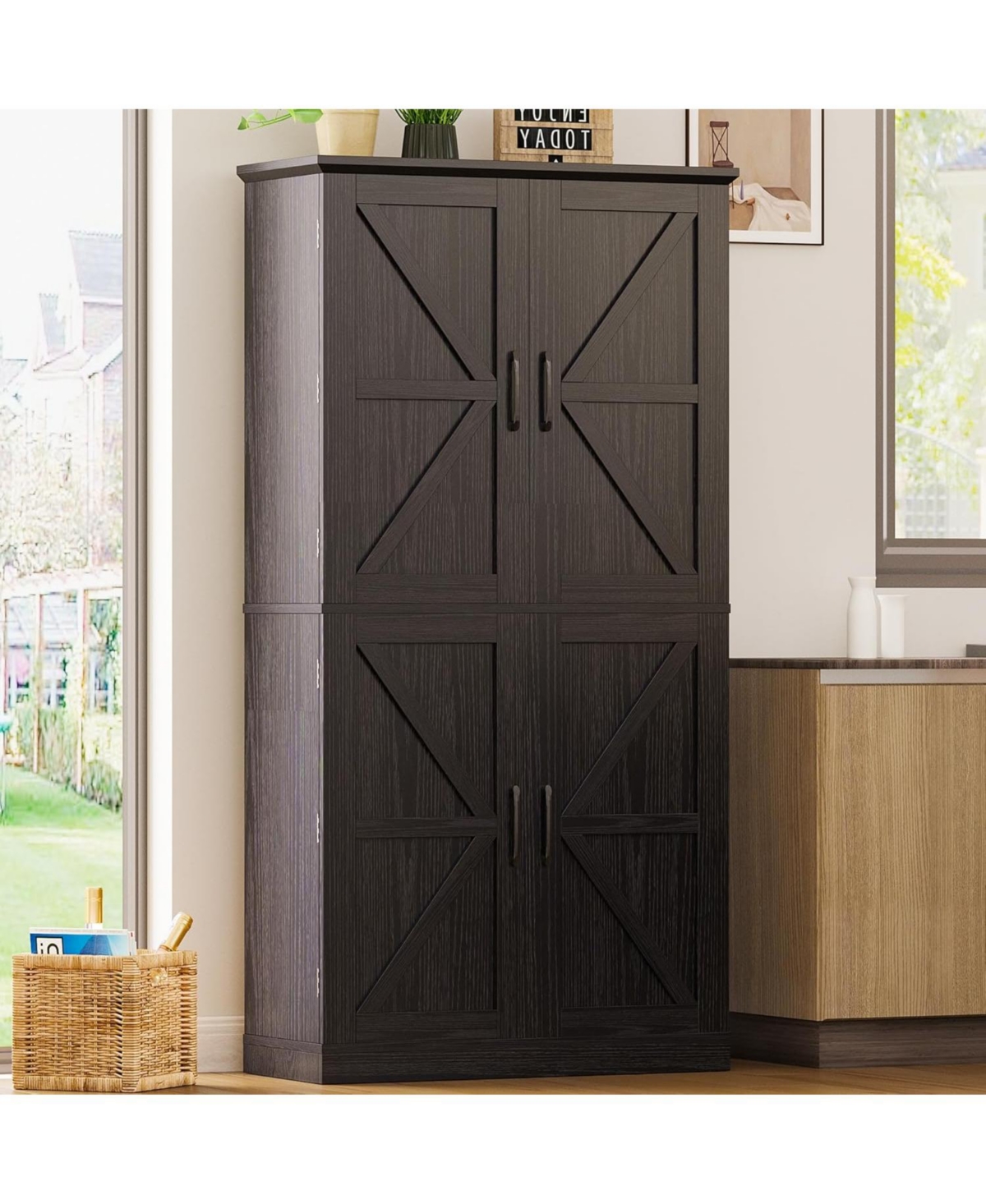 Click here for Ironck Kitchen Pantry Storage Cabinet 72.8 H  4 Ba... prices