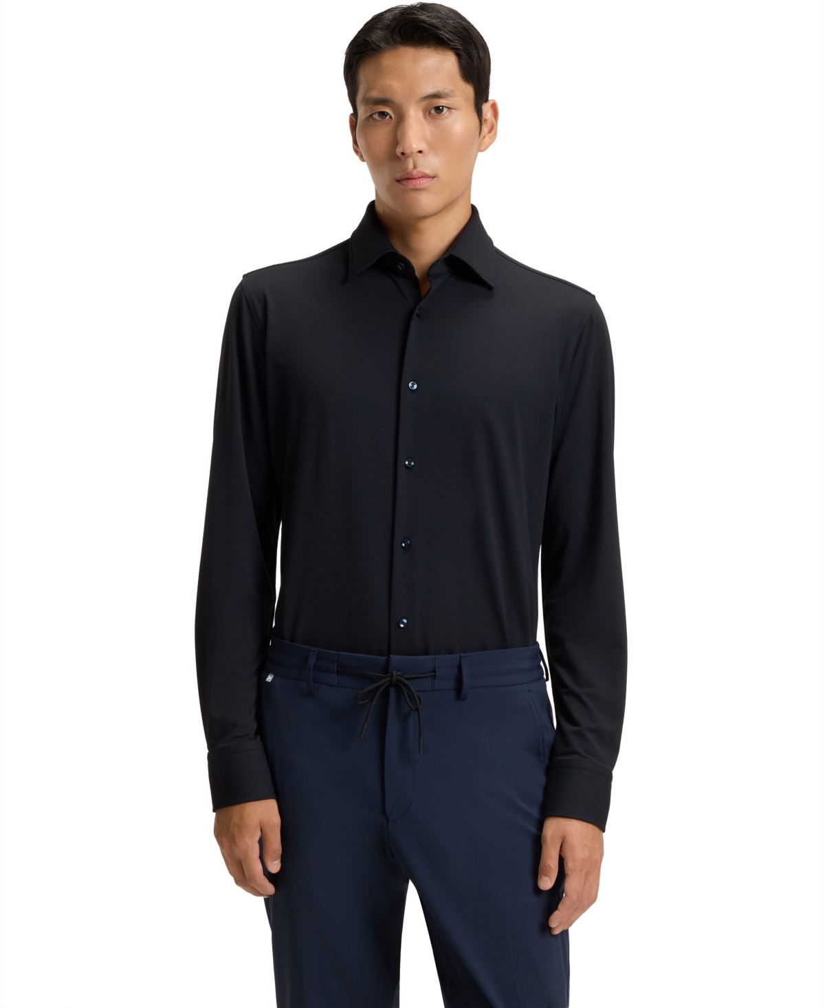Click here for Boss by Hugo Boss Mens Performance-Stretch Slim-Fi... prices