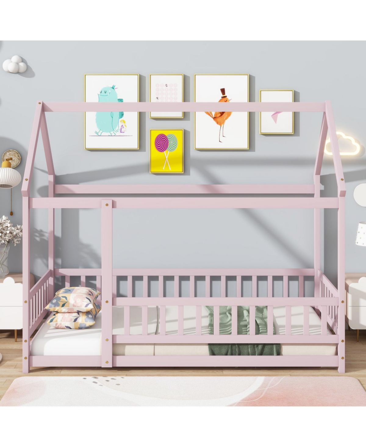 Click here for Streamdale Furniture Twin Size House Floor Wooden... prices