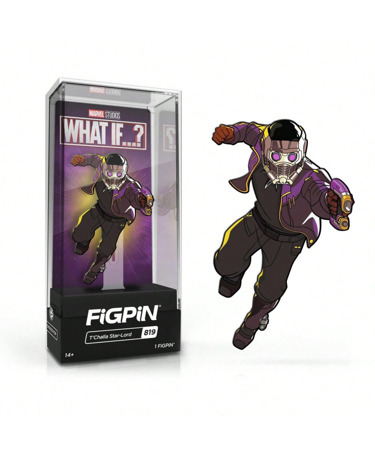 Click here for FiGPiN - Marvel What If...? - TChalla Star-Lord En... prices