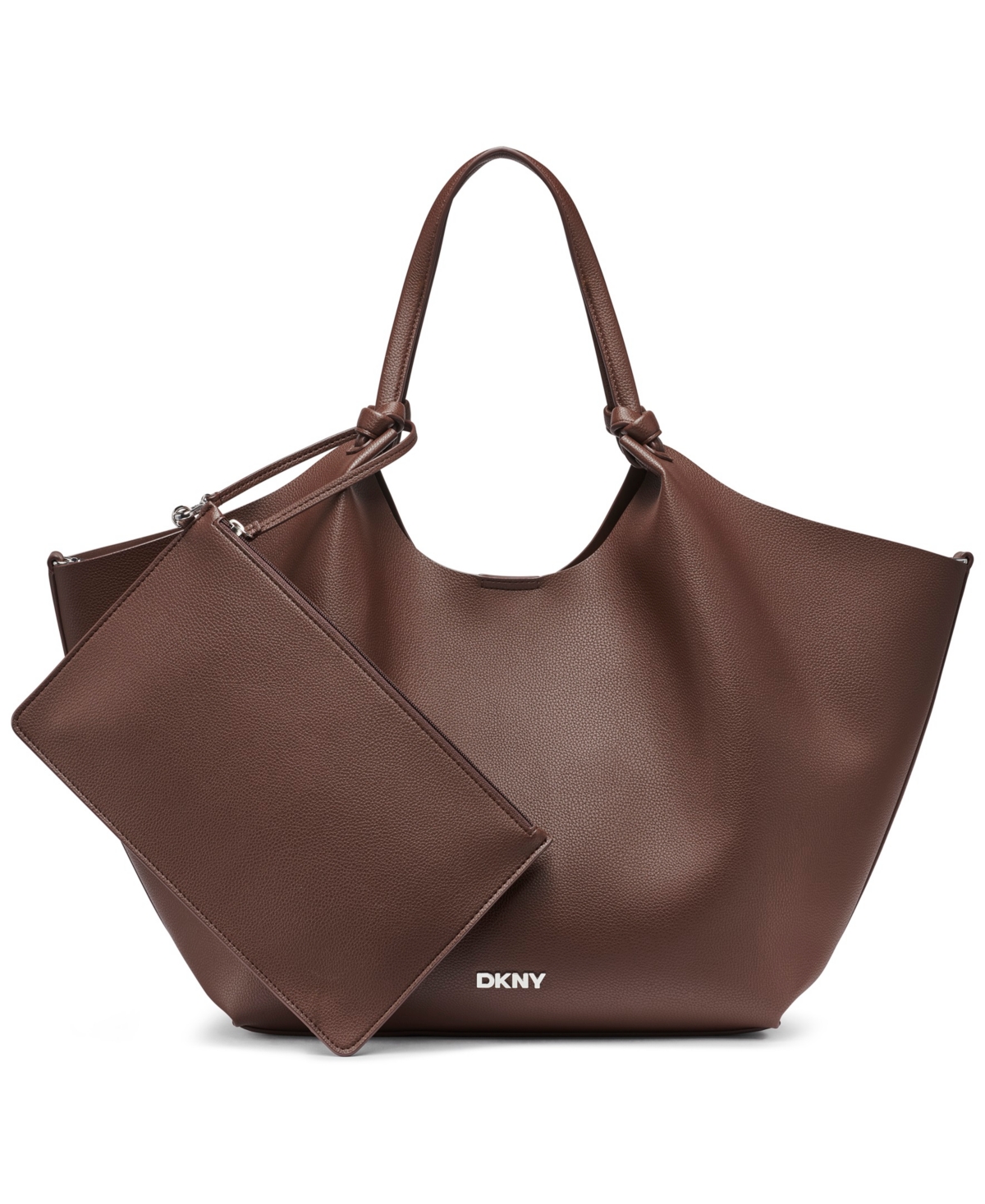 Click here for Dkny Paula Commuter Medium Sleek Tote - Chocolate prices