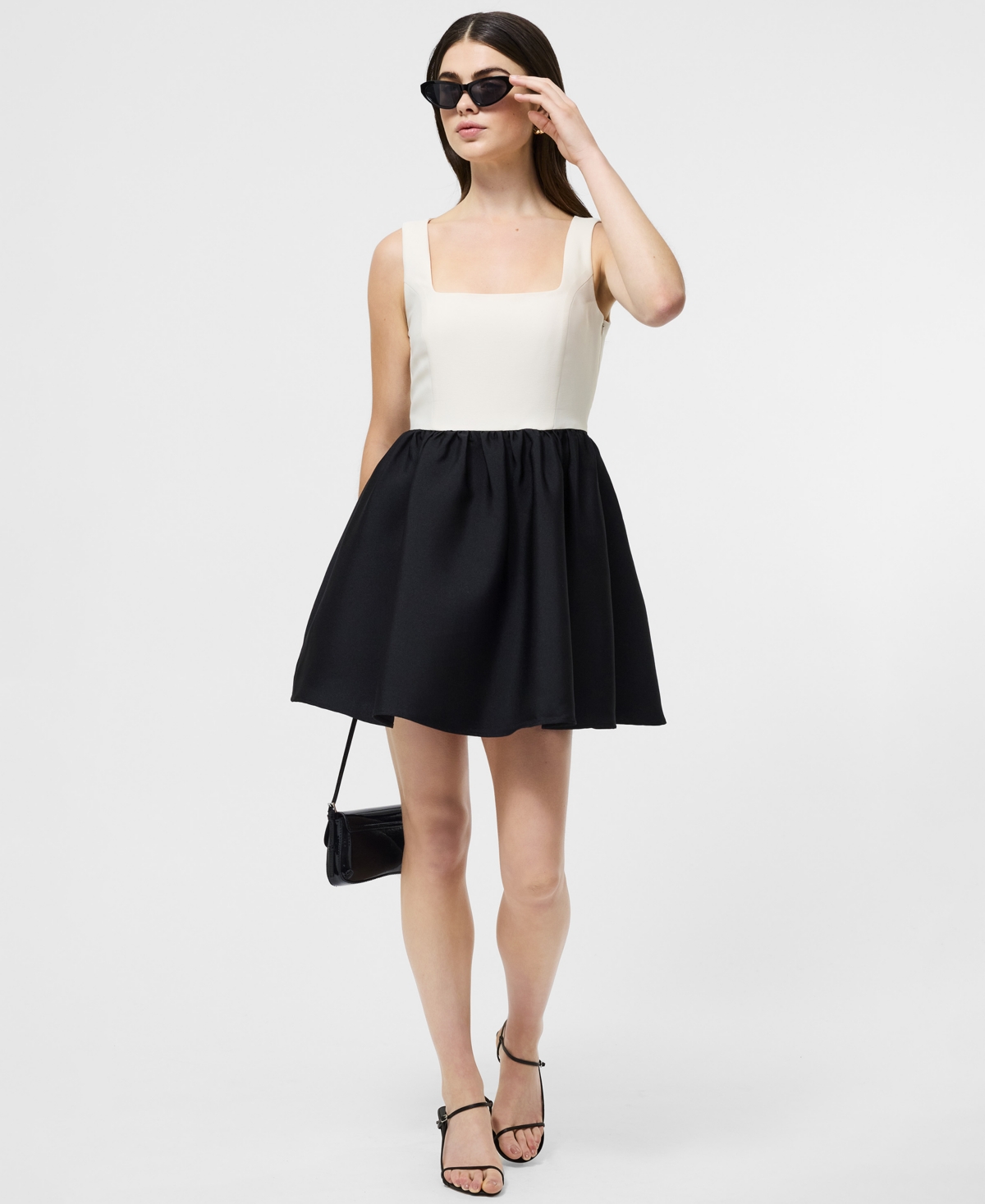 Click here for French Connection Womens Structured Square Neck Sl... prices