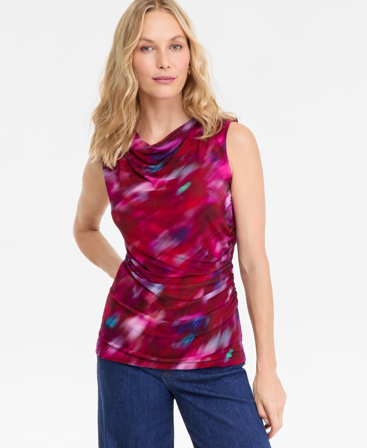 Click here for I.n.c. International Concepts Womens Printed Sleev... prices