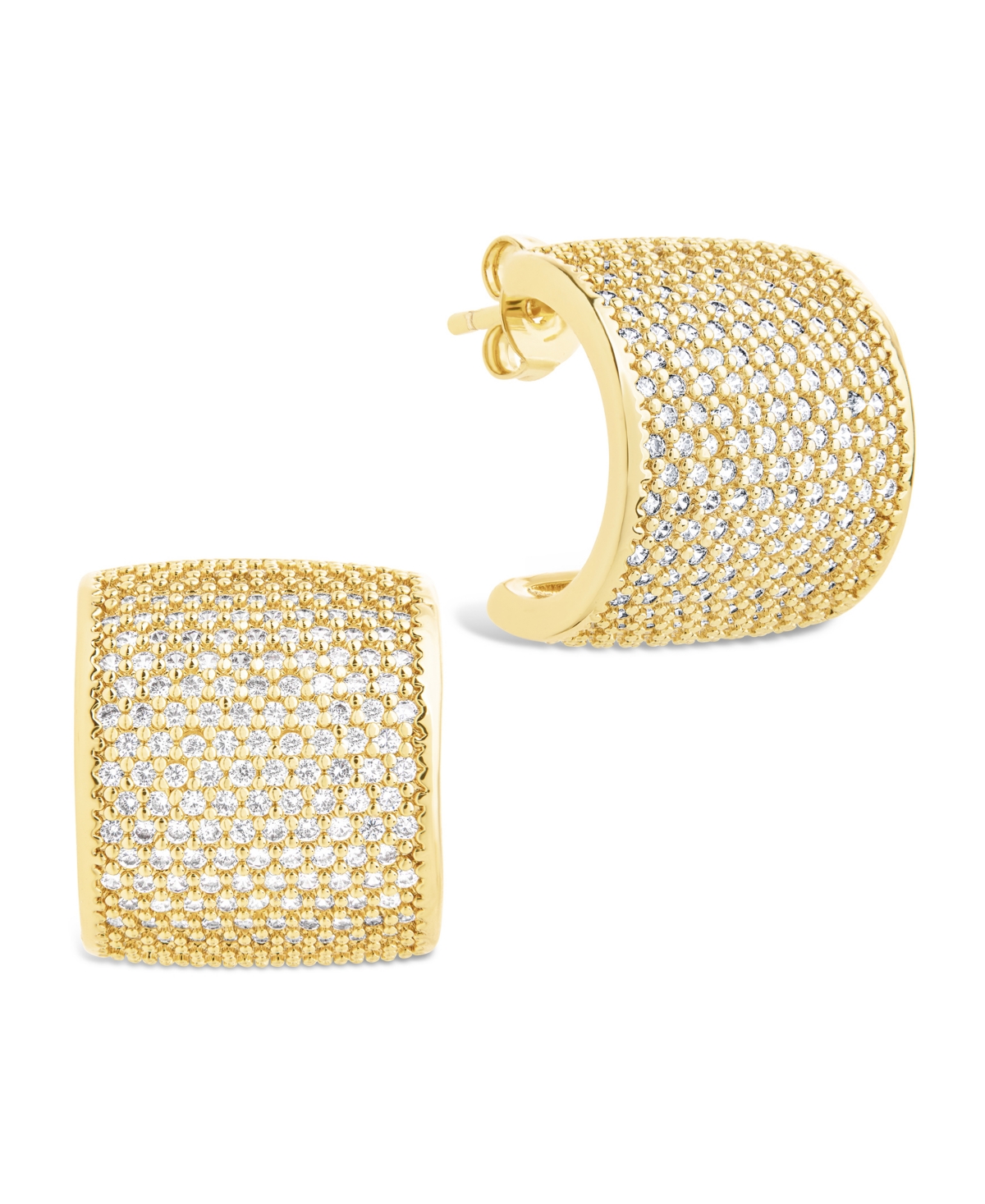Click here for Sterling Forever Simone Cubic Zirconia Stud Earrin... prices