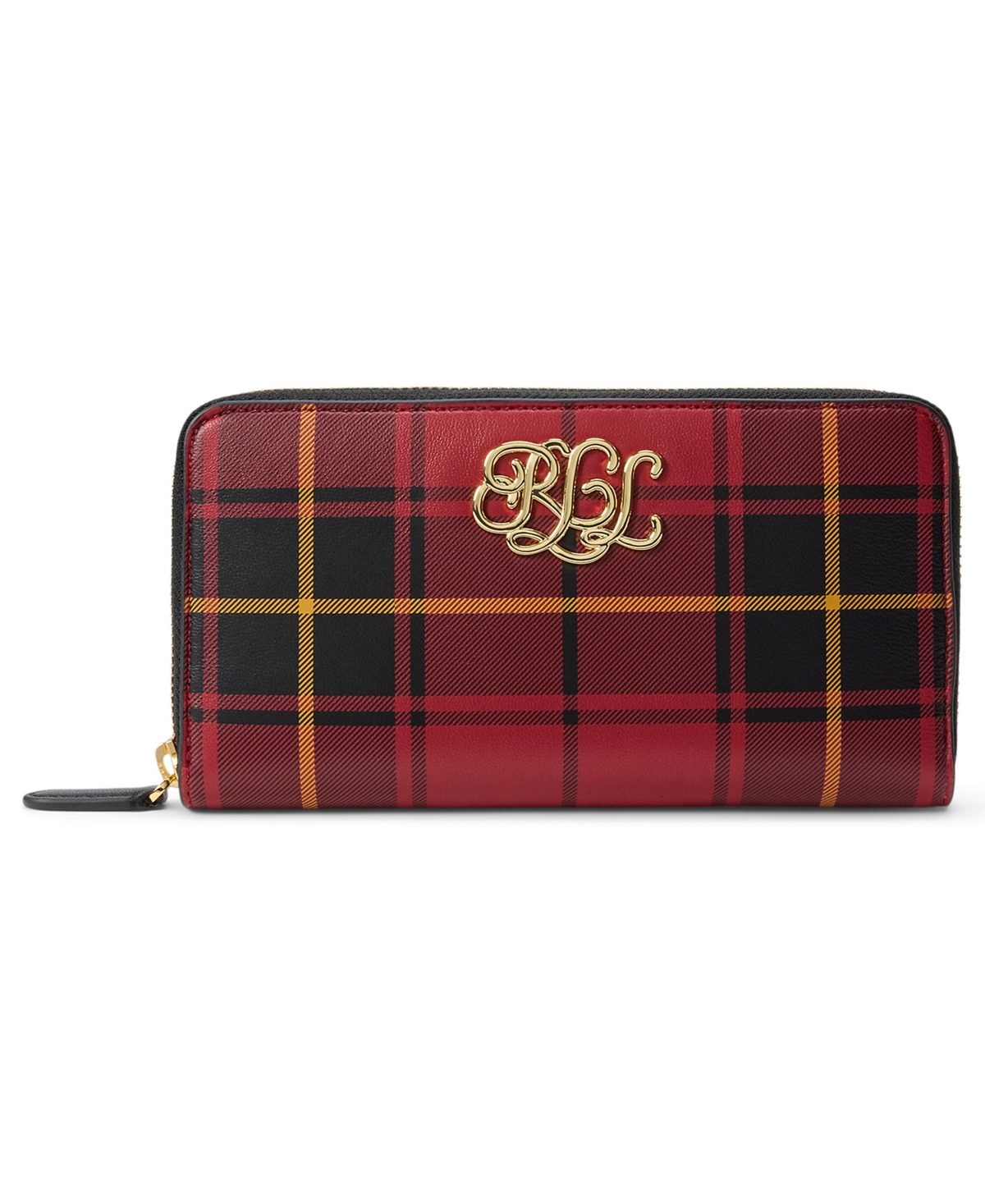 Click here for Lauren Ralph Lauren Womens Festive Plaid Print Zip... prices