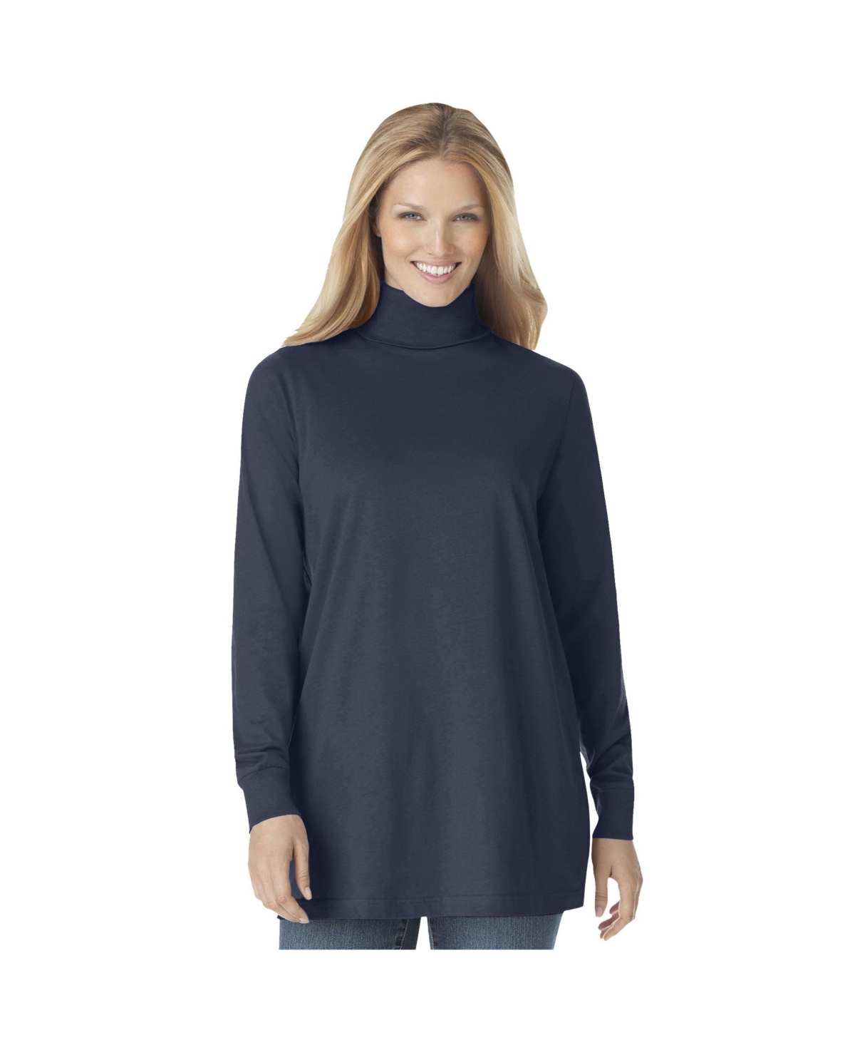 Click here for Woman Within Plus Size Within Perfect Long-Sleeve... prices