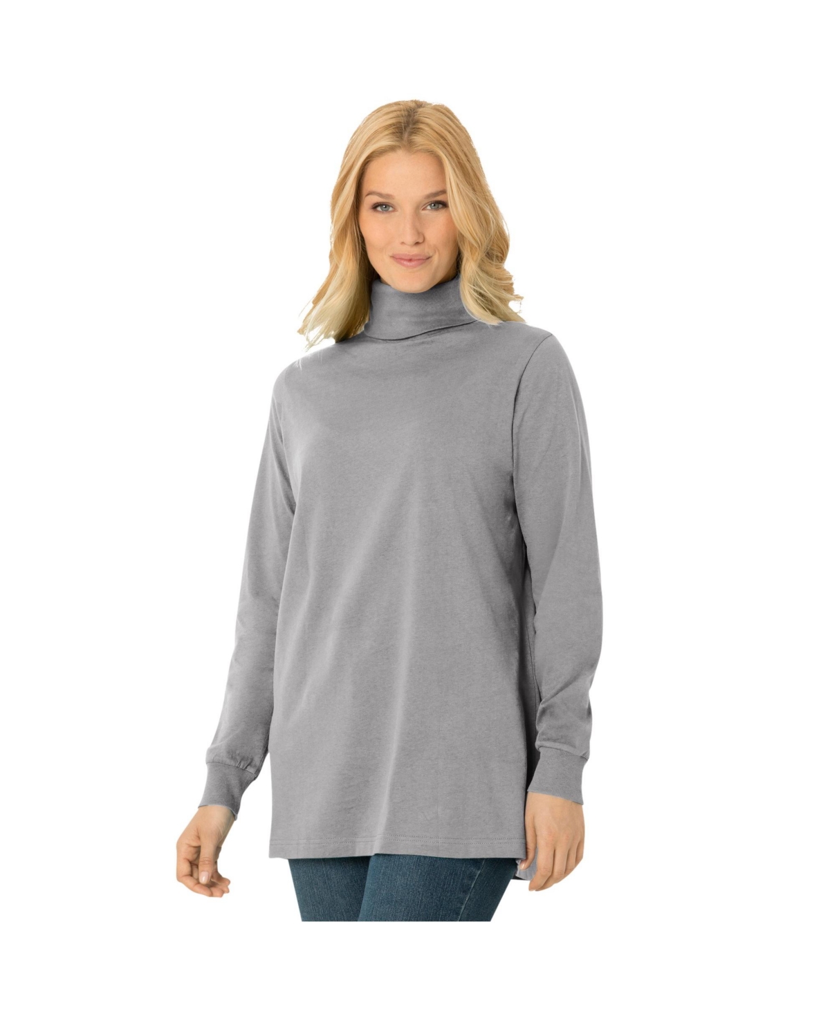 Click here for Woman Within Plus Size Within Perfect Long-Sleeve... prices