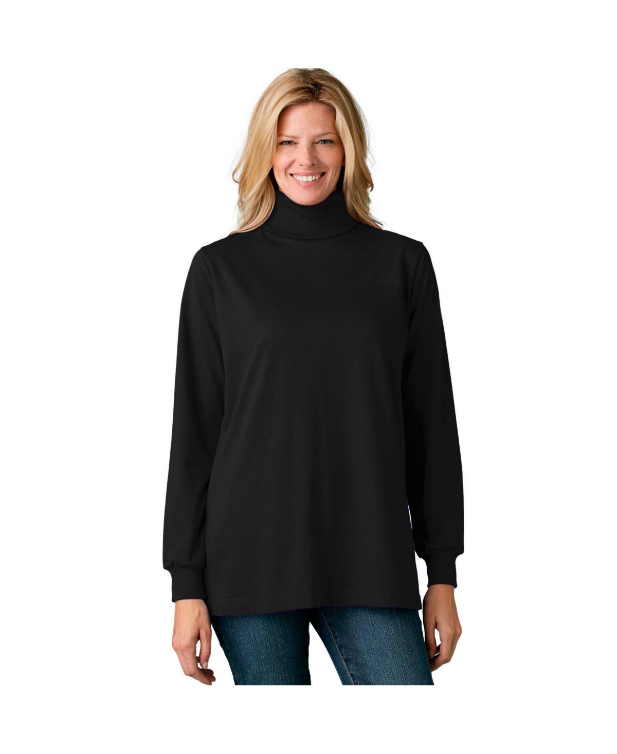 Click here for Woman Within Plus Size Within Perfect Long-Sleeve... prices