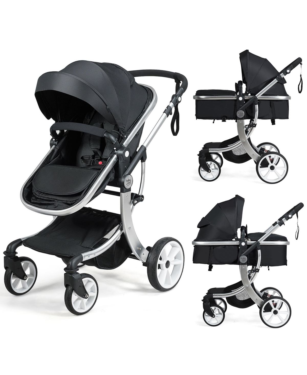 Click here for Costway Baby 2-in-1 Stroller High Landscape Stroll... prices