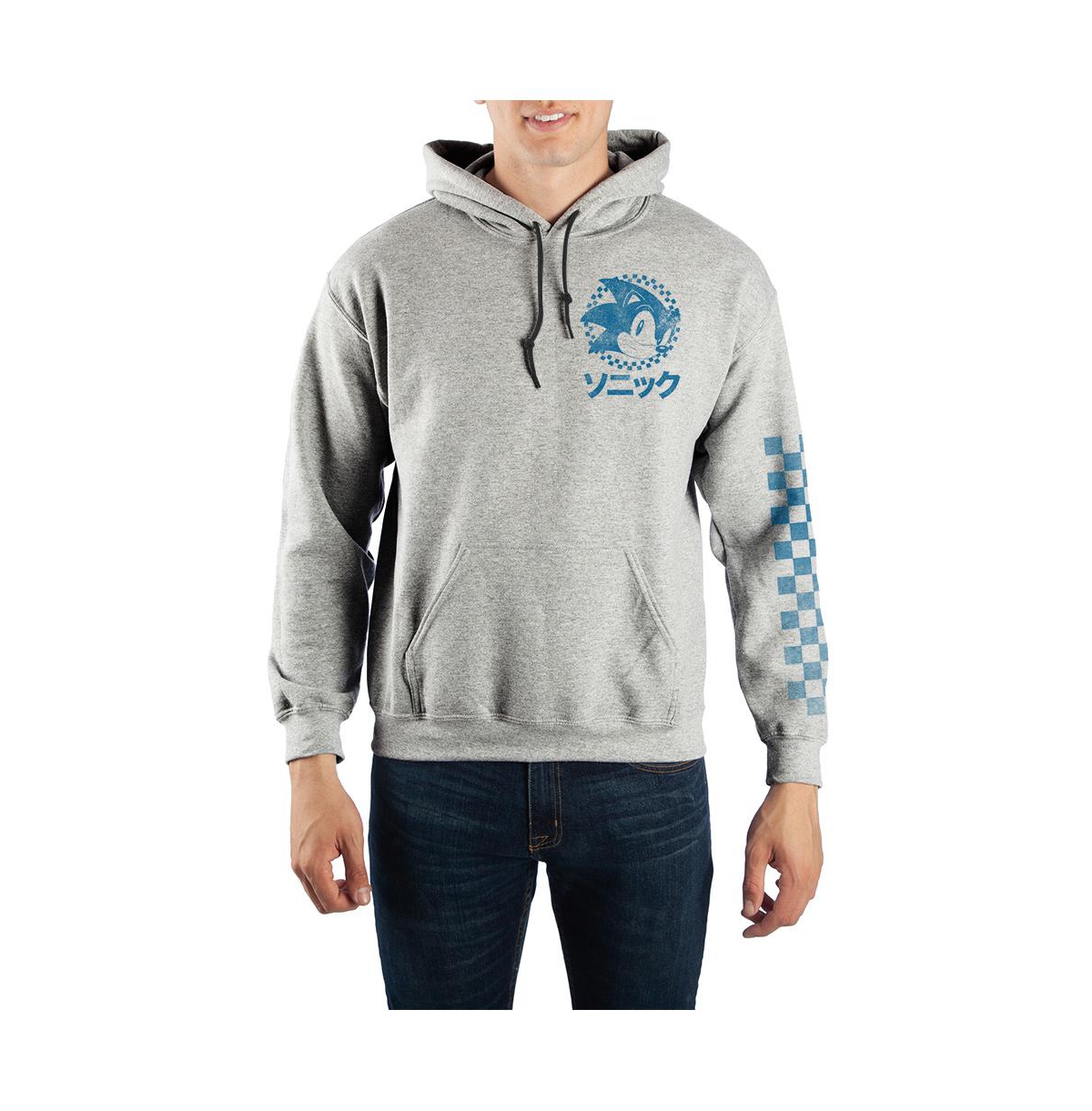 Click here for Sonic The Hedgehog Kanji Text Pullover Hooded Swea... prices