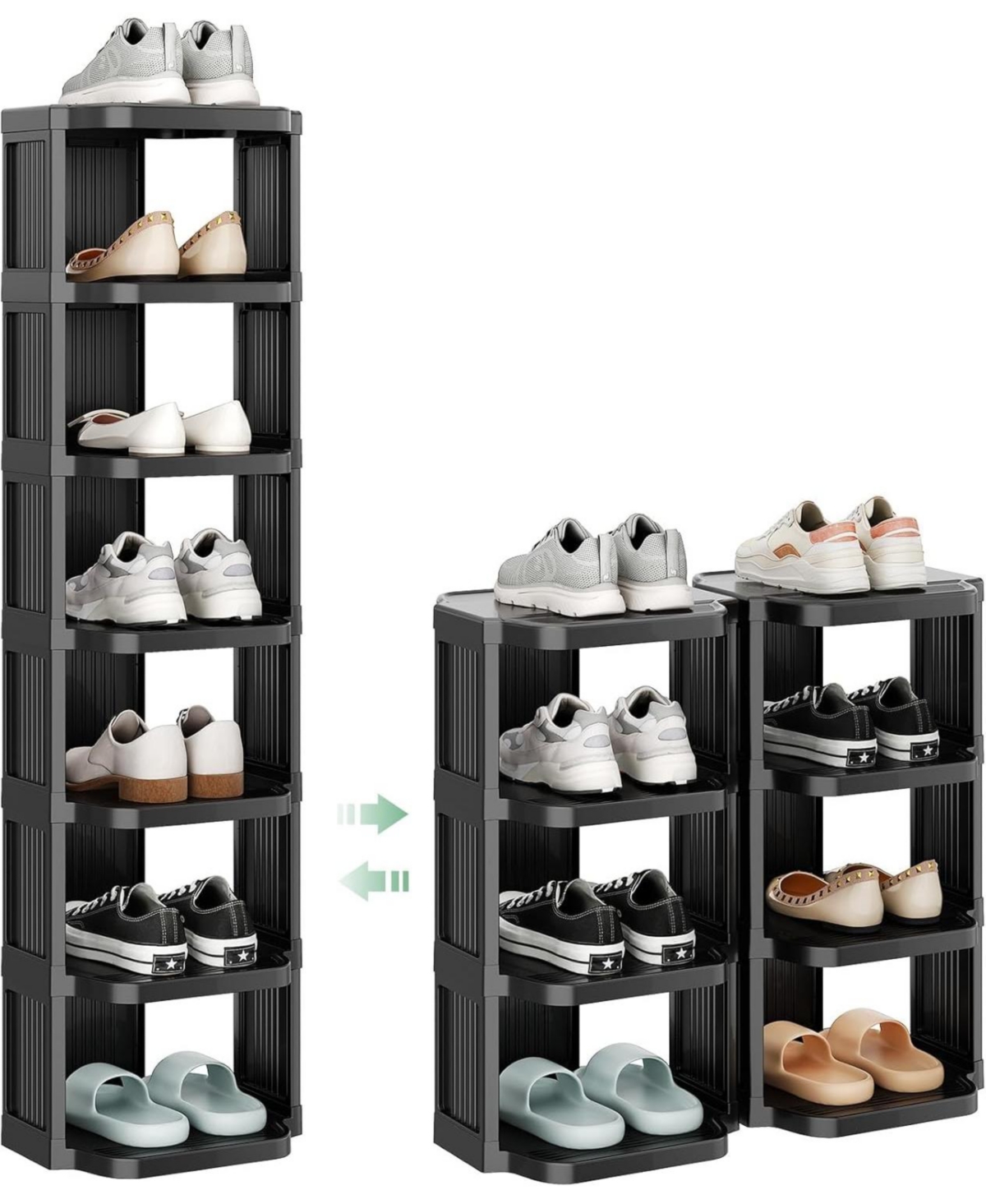 Click here for Kitstorack Vertical Shoe Rack: 8 Tiers Stackable S... prices