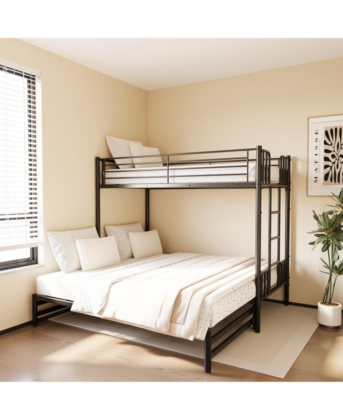 Click here for Streamdale Furniture Twin Metal Pull-Out Bunk Bed... prices