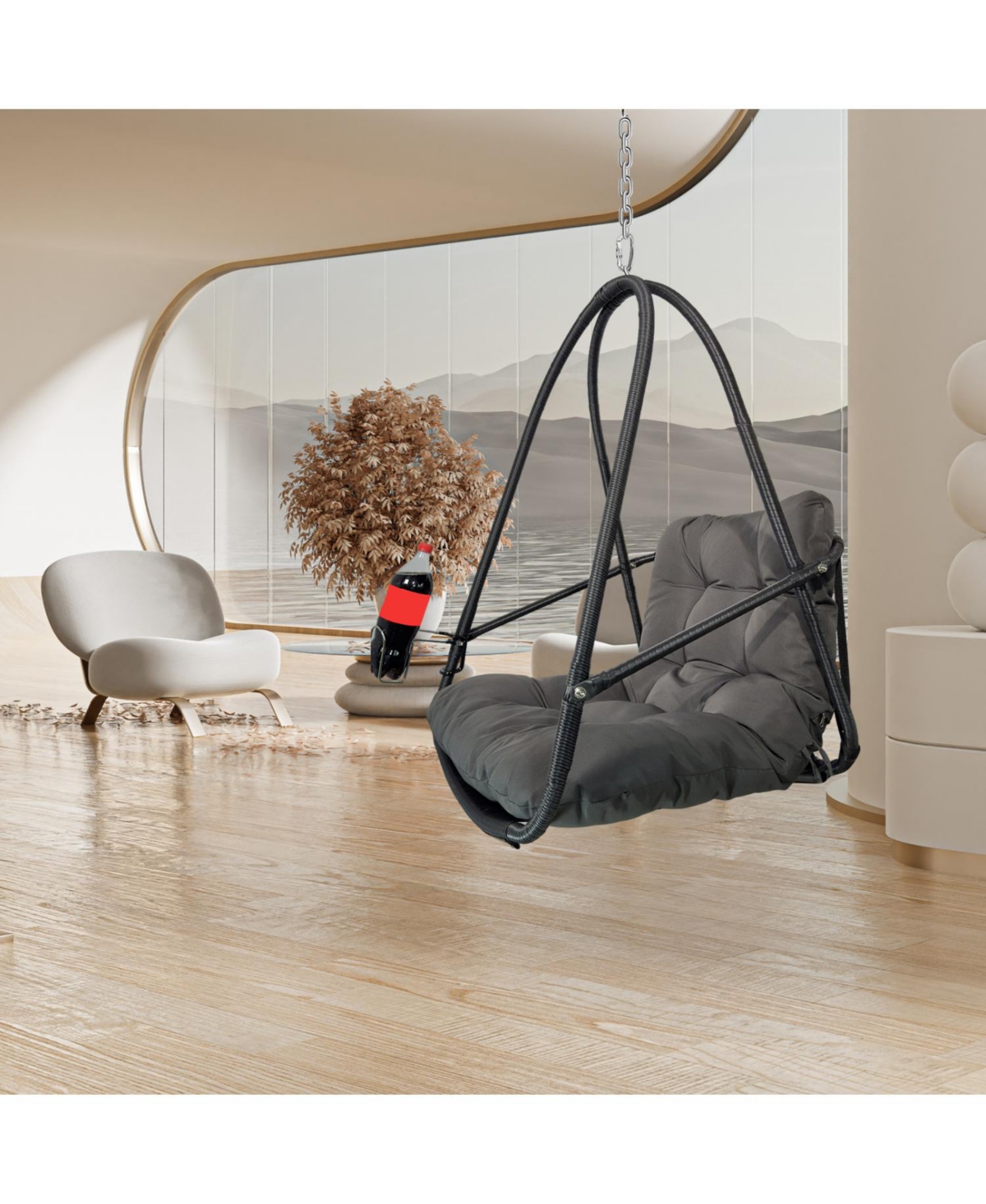 Click here for Streamdale Furniture Wicker Egg Chair with Stand &... prices