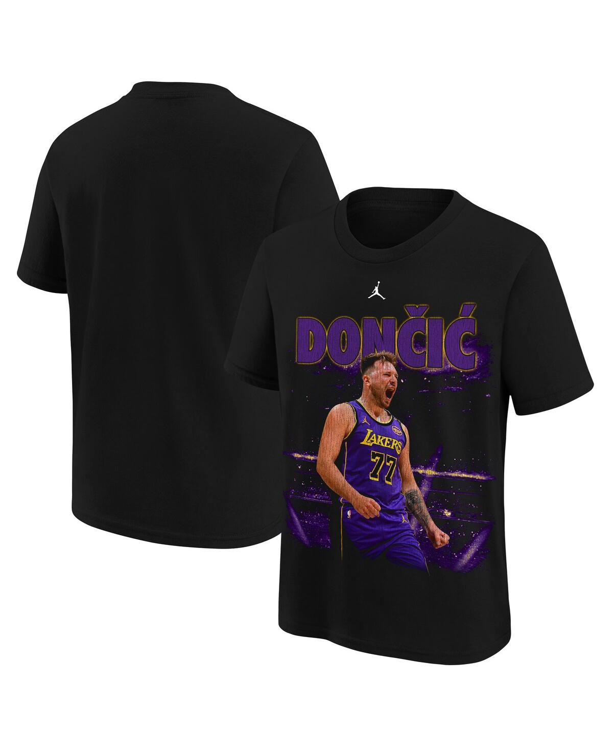 Click here for Jordan Big Boys and Girls Luka Doncic Black Los An... prices
