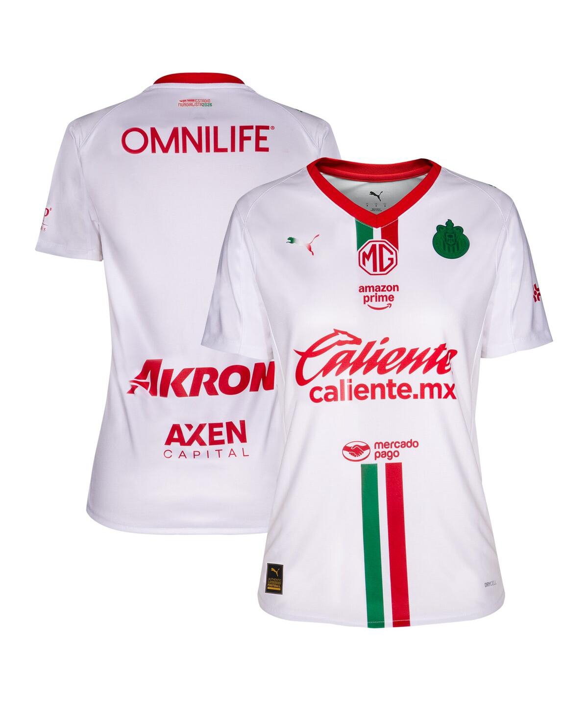 Click here for Puma Womens White Chivas 2025/26 Away Replica Jers... prices
