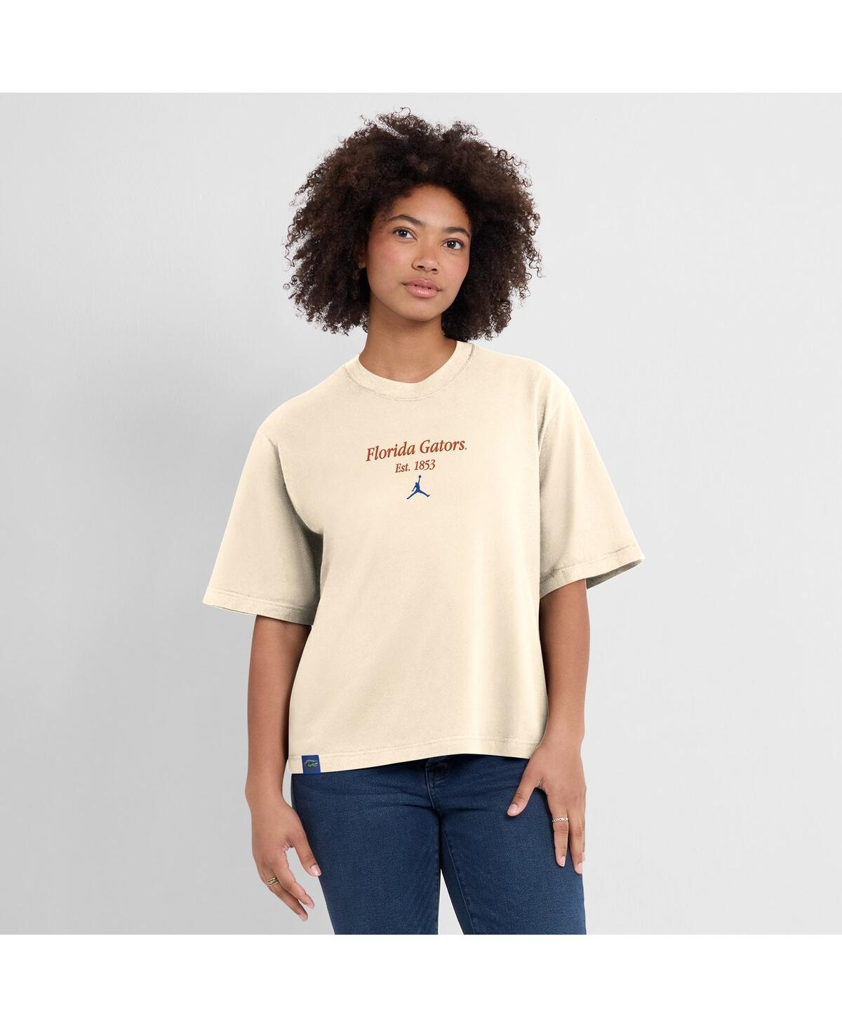 Click here for Jordan Womens Tan Florida Gators Established Tag B... prices