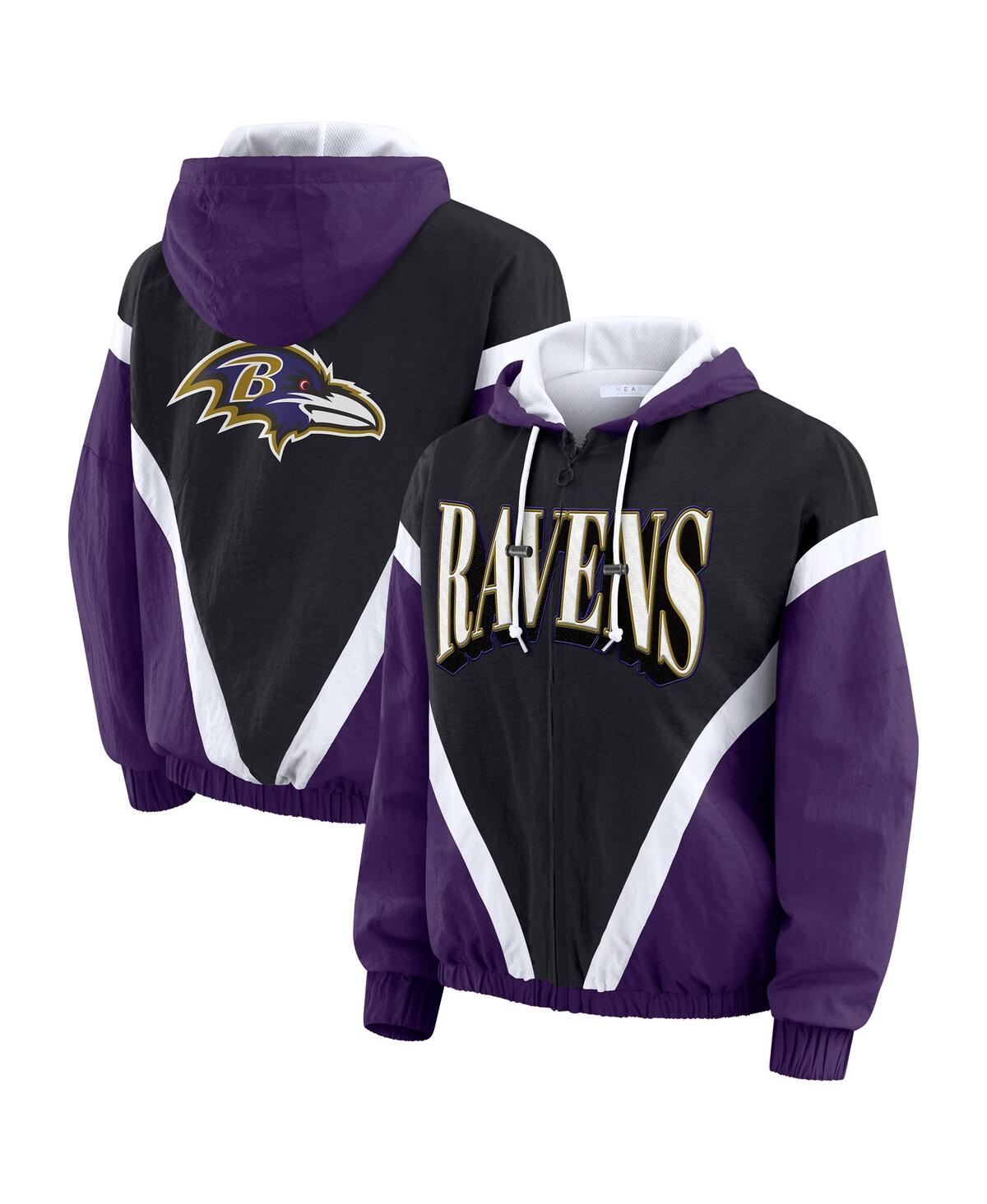 Click here for Wear by Erin Andrews Womens Purple/Black Baltimore... prices