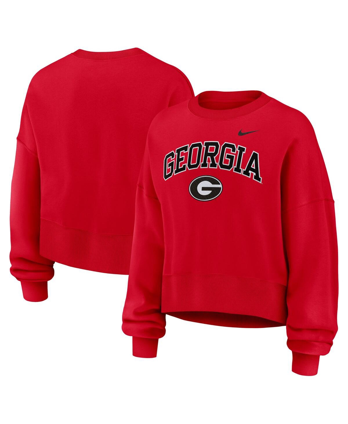 Click here for Nike Womens Red Georgia Bulldogs Oversized Phoenix... prices
