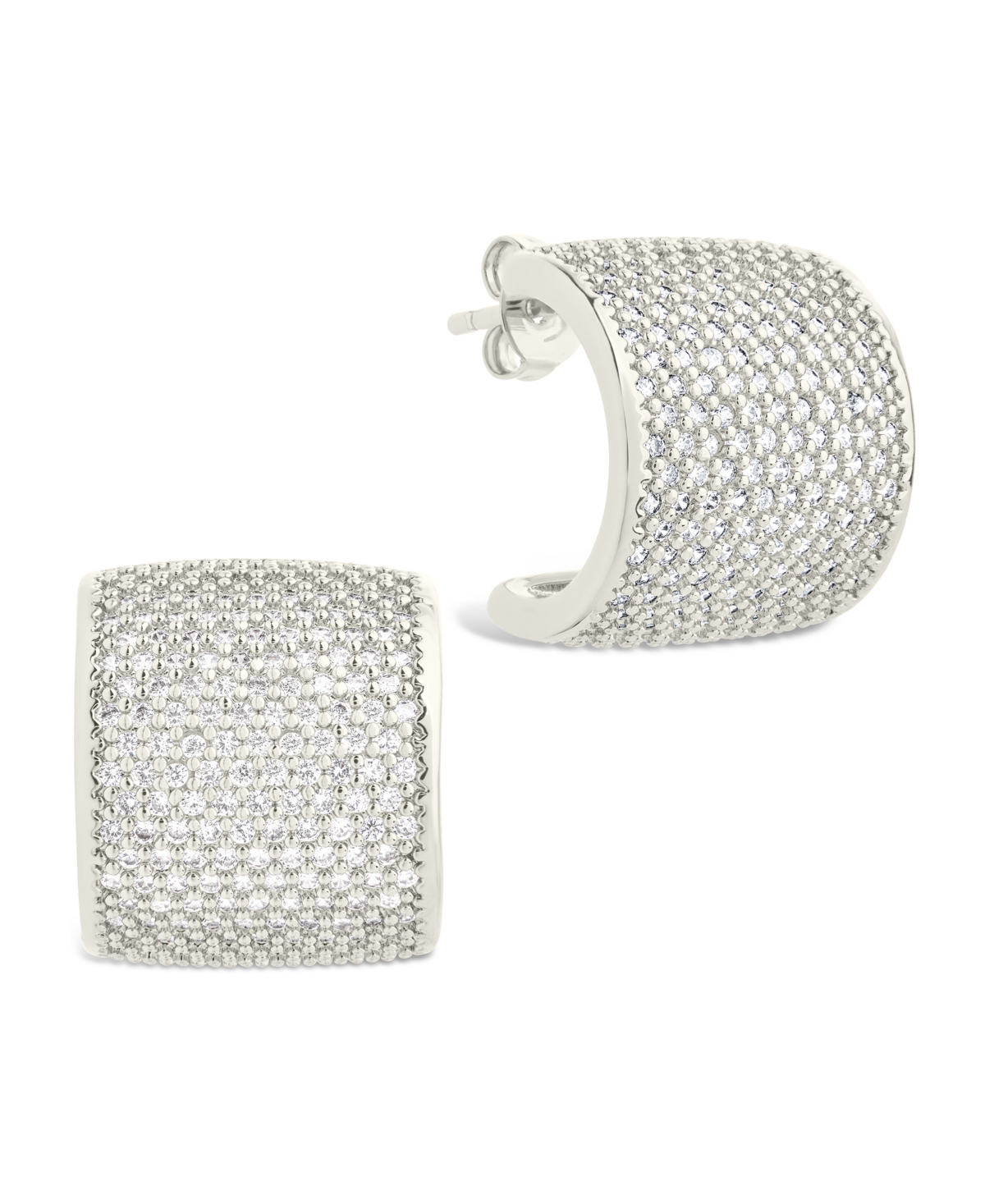 Click here for Sterling Forever Simone Cubic Zirconia Stud Earrin... prices