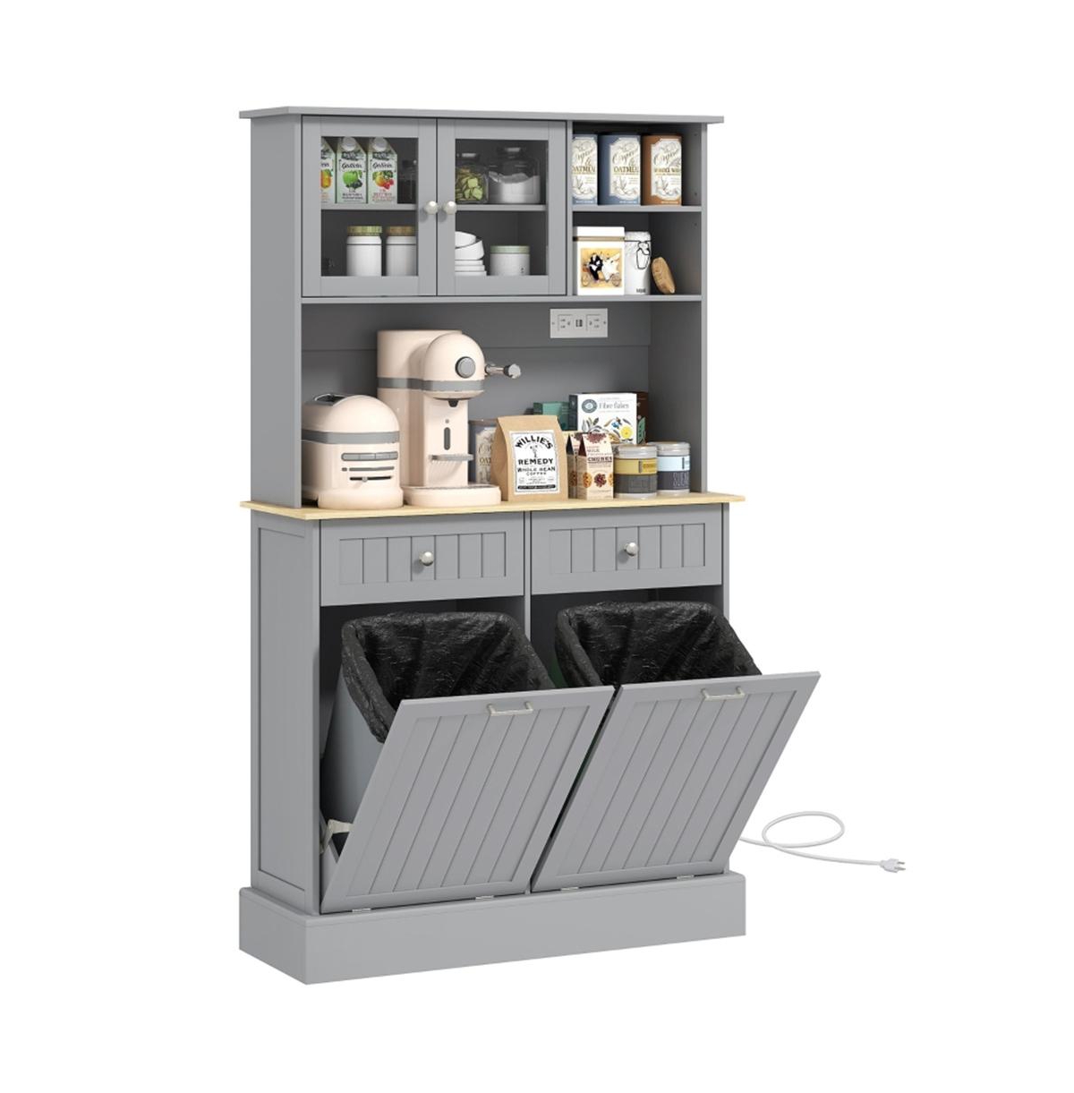 Click here for Slickblue Modern Kitchen Storage Cabinet with Door... prices