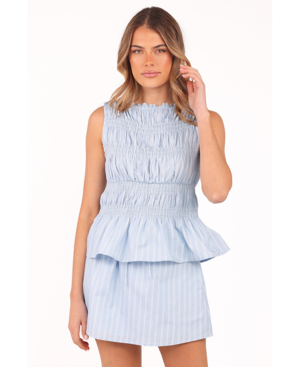 Click here for Petal and Pup Womens Daisy Skirt Set - Blue White... prices
