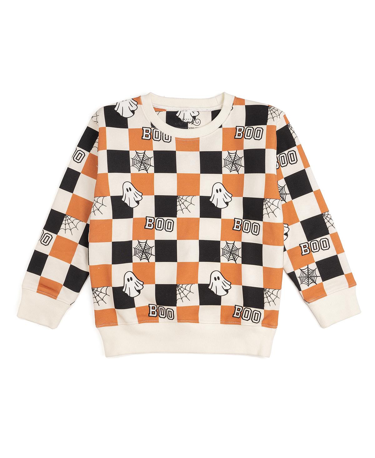 Click here for Sweet Wink Baby Boys Boo Checkered Halloween Sweat... prices